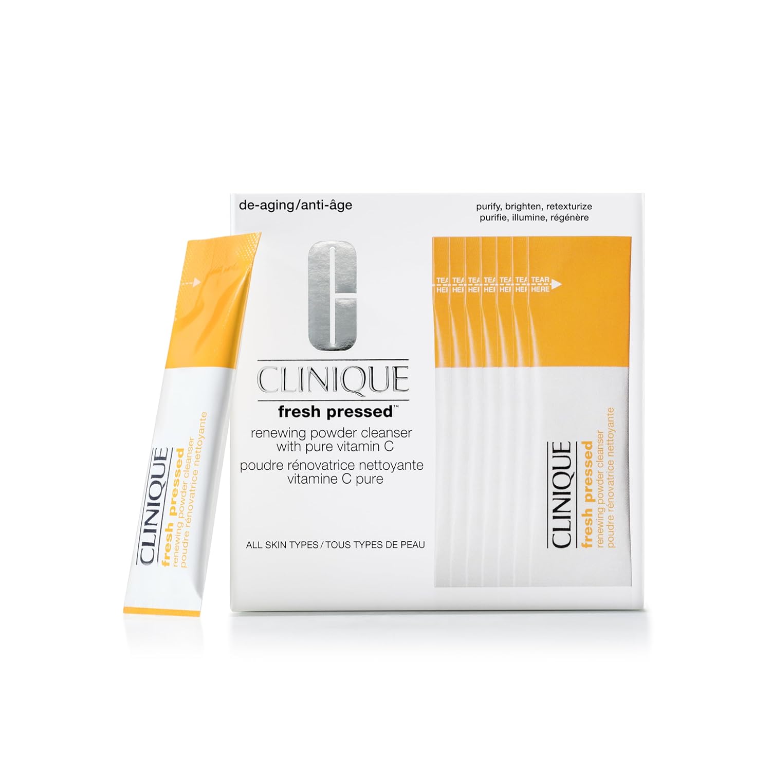 Amazon.com: Clinique Fresh Pressed Renewing Powder Cleanser With Pure ...