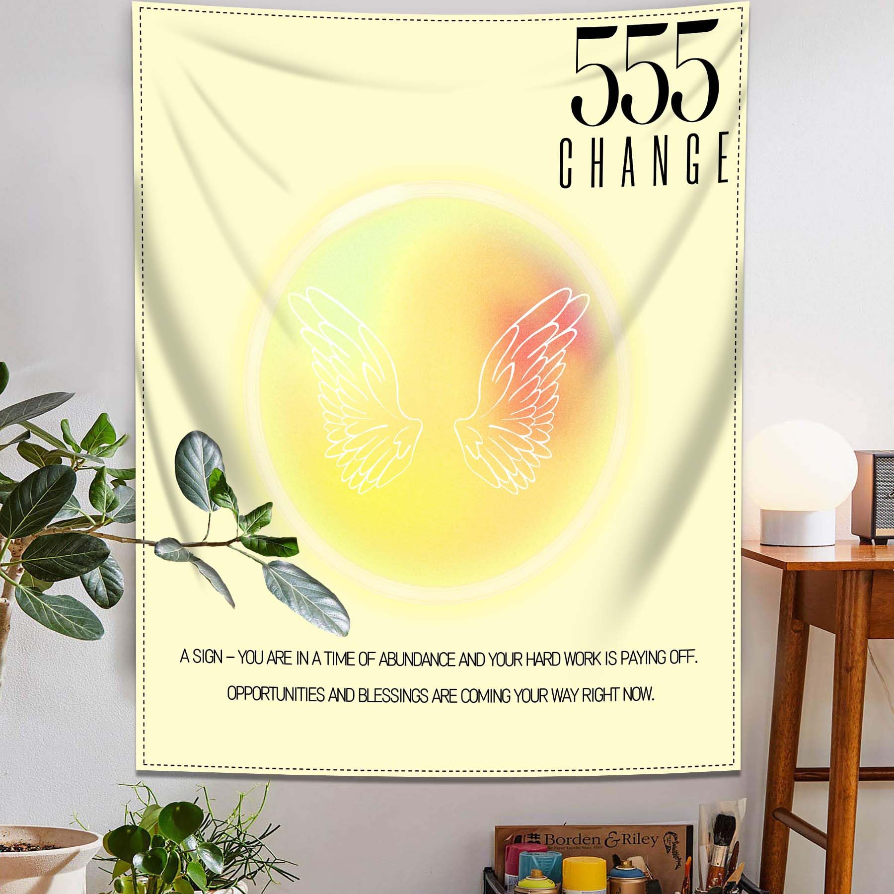 Snapklik.com : Aura Wall Art Tapestry, Colorful Angel Numbers Sets ...