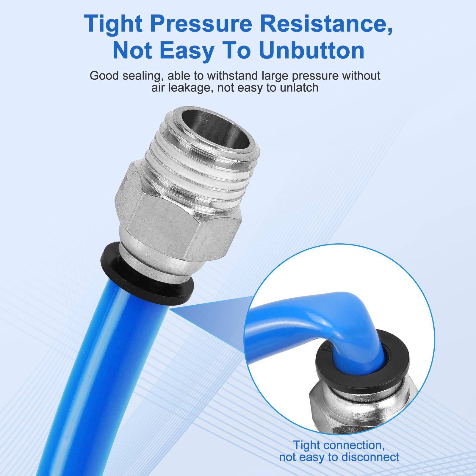 Snapklik.com : CNAODUN 12 Pcs Push To Connect Fittings 1/4 Inch Tube OD ...