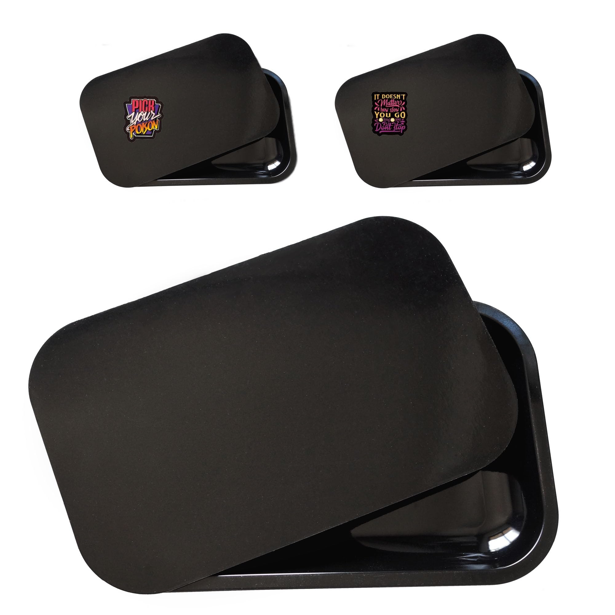 Amazon.com: LOSTABA Rolling Tray with Magnetic Lid, Rolling Trays with ...