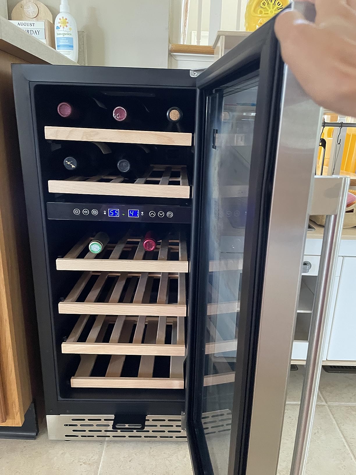 $23/mo - Finance 24 Inch Wine Cooler Refrigerator Dual Zone, 46 Bottle ...
