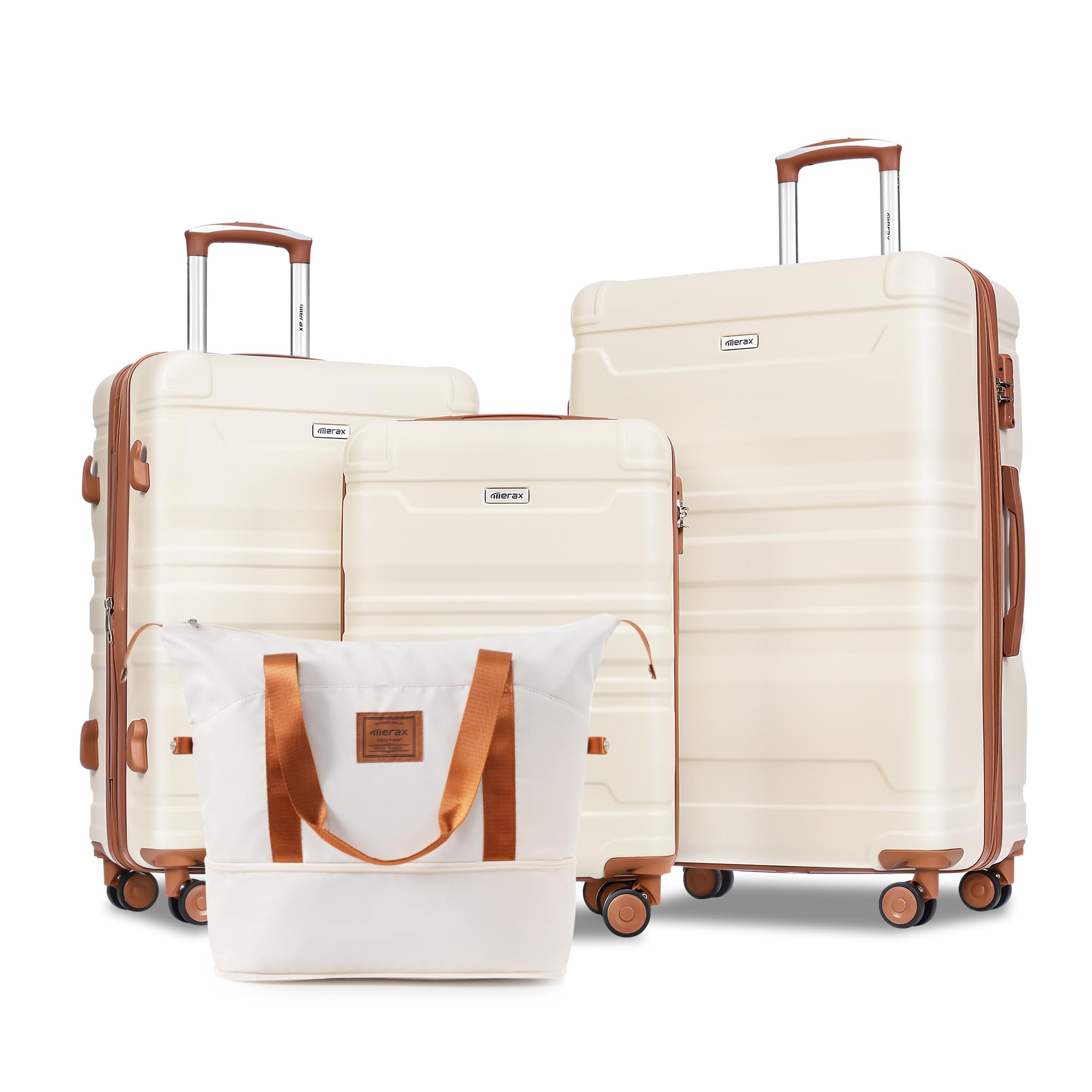 Snapklik.com : Merax Expandable Hardside Luggage Spinner Wheel Suitcase ...