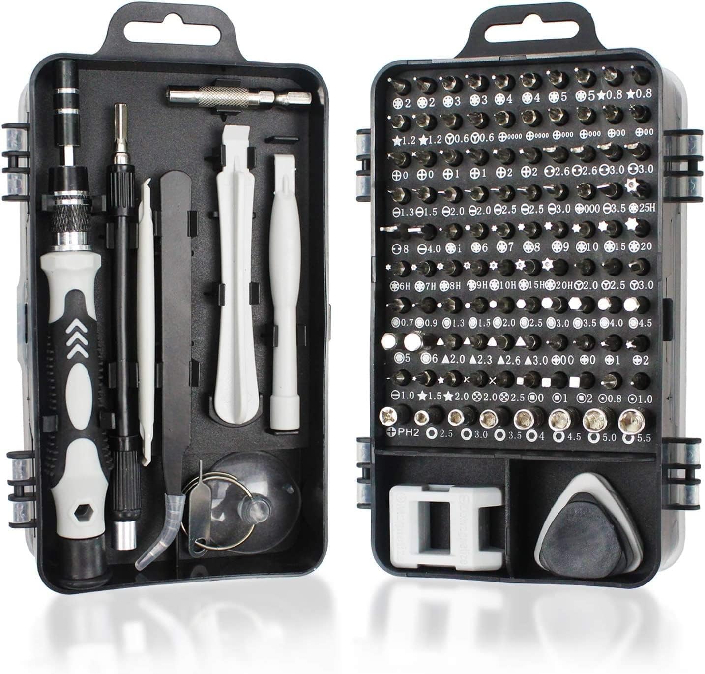 Destornilladores de Precisión Set de Precisión 115 en 1, Juego de Destornilladores, Mini ...