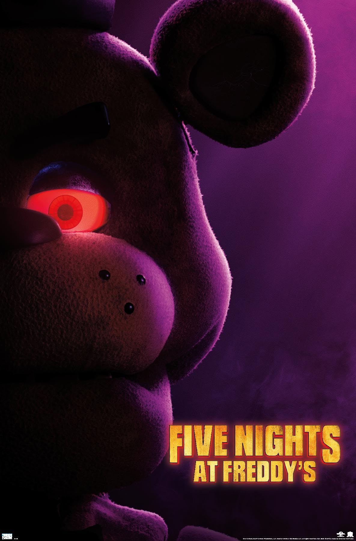 Amazon.com: Trends International Five Nights at Freddy's Movie - Freddy ...