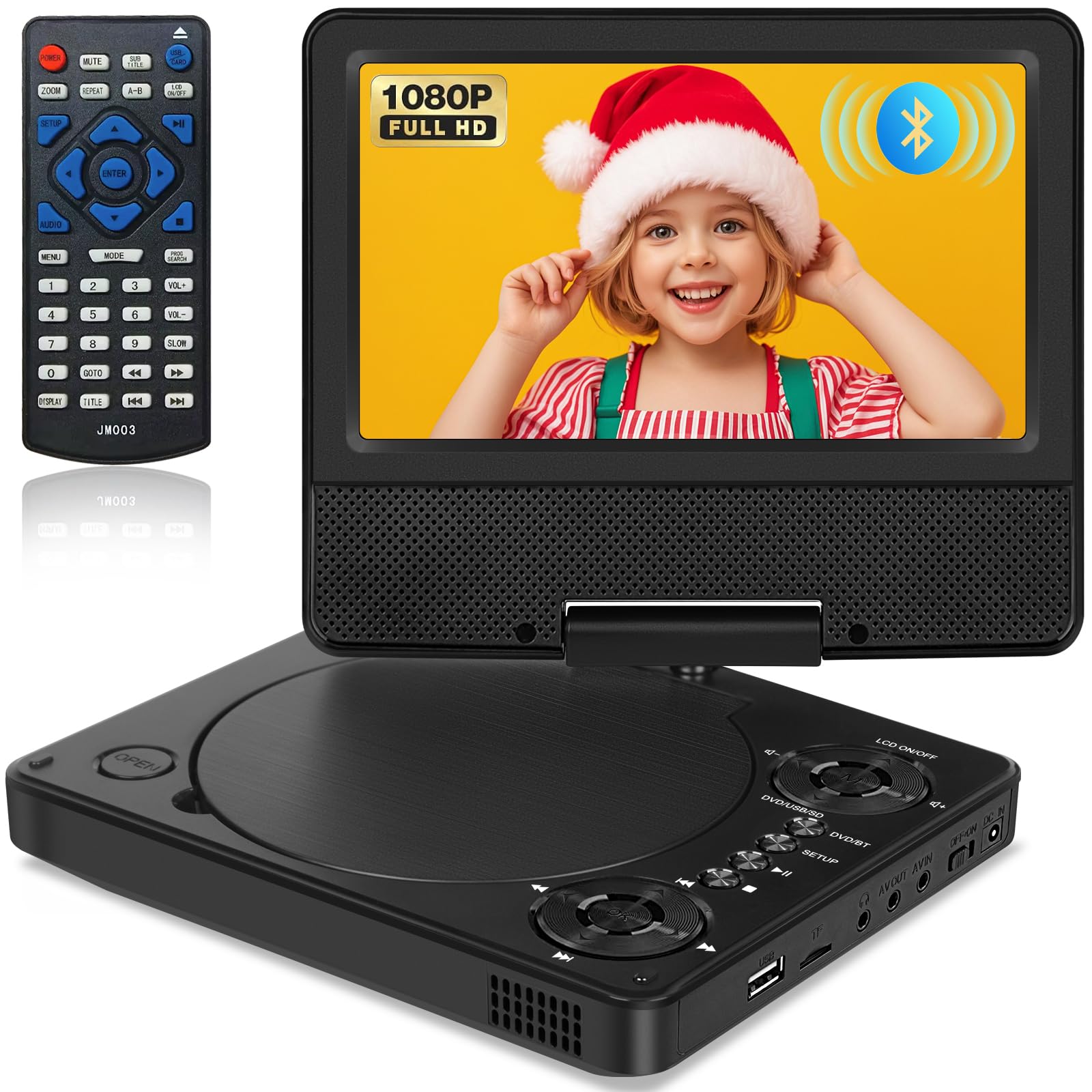 7 Best Portable DVD Player With Bluetooth | Skip The Cord Hassle