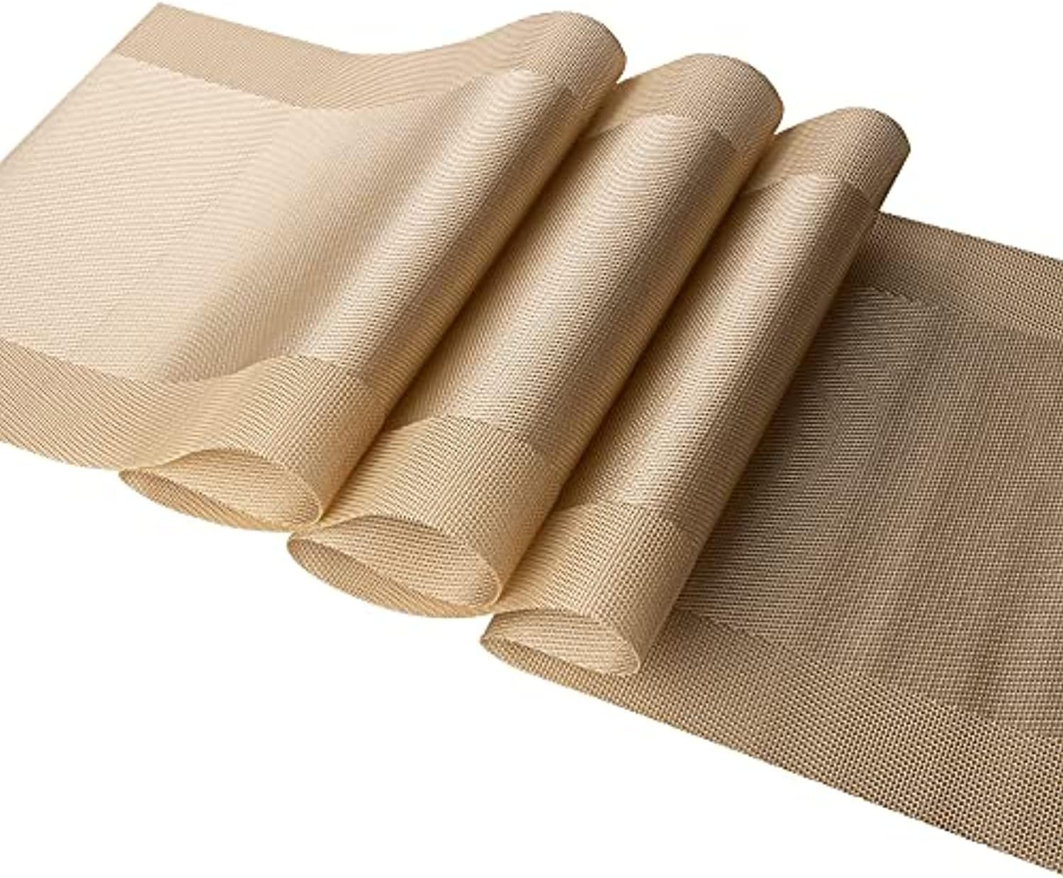 Amazon.com: GIVERARE Table Runner, 12x53in Heat-Resistant Woven Vinyl ...