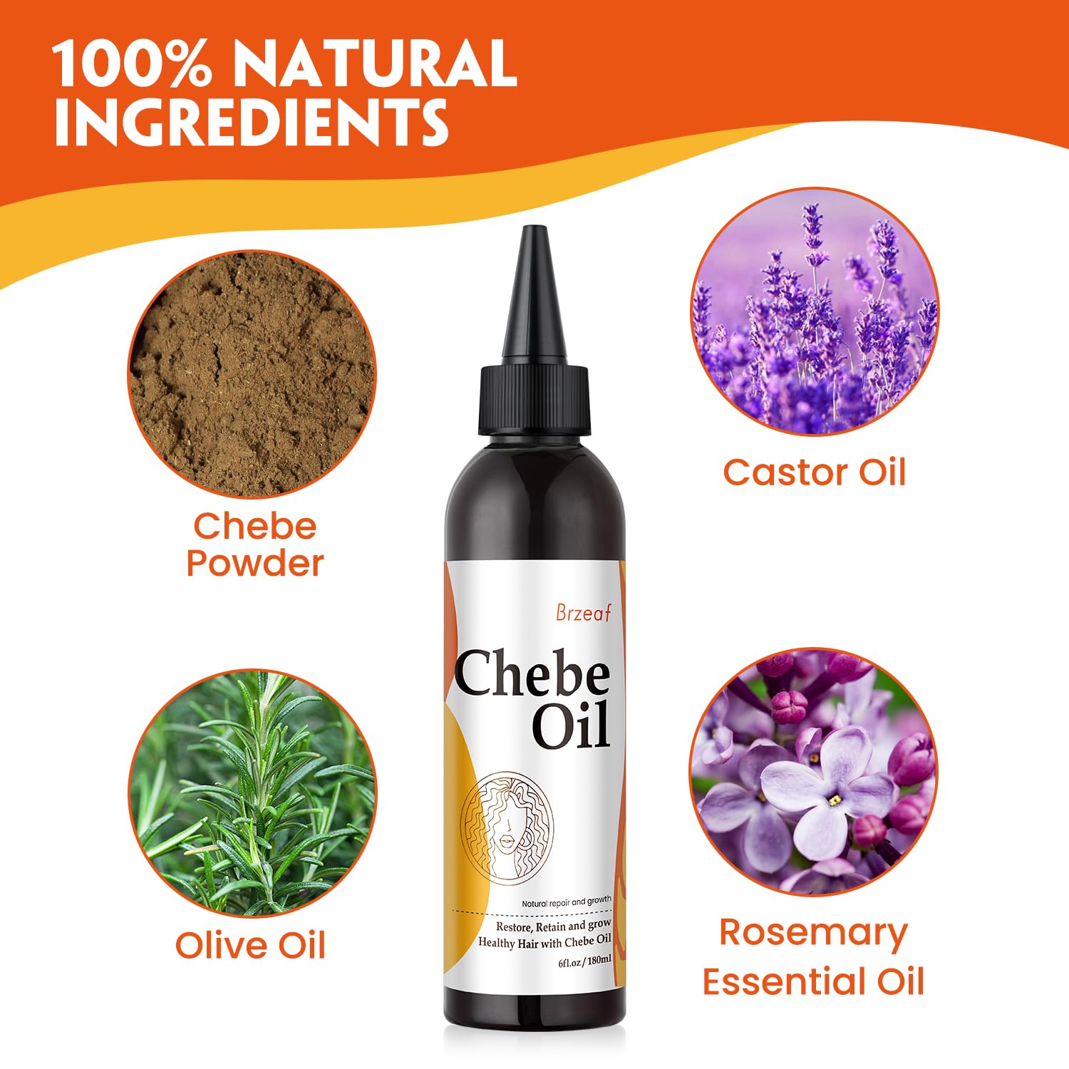 Snapklik.com : Brzeaf Natural Chebe Oil For Scalp Nourishment And Hair ...