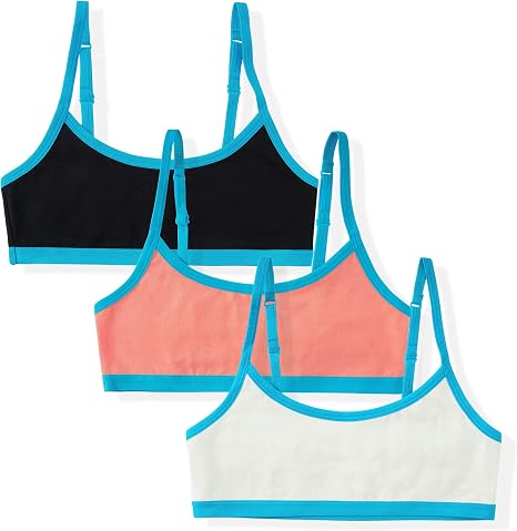 INNERSY First Bra for Girls Cotton Training Bras Crop Tops Kids to Teen ...