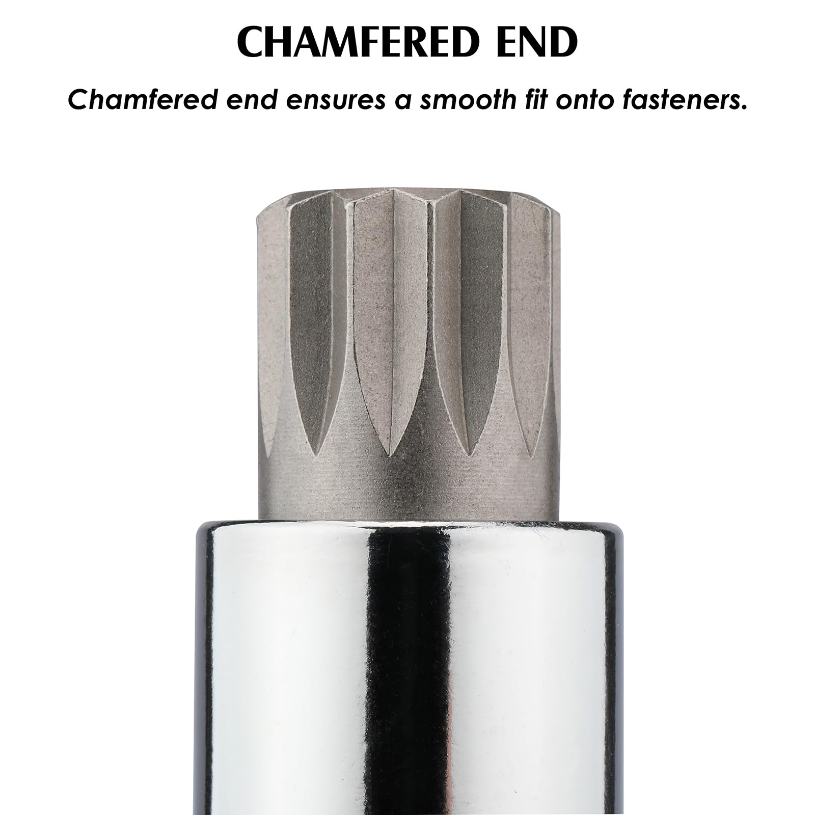 Snapklik.com : 20PCS 1/4", 3/8", 1/2" Drive Spline Tip Bit Socket Set ...