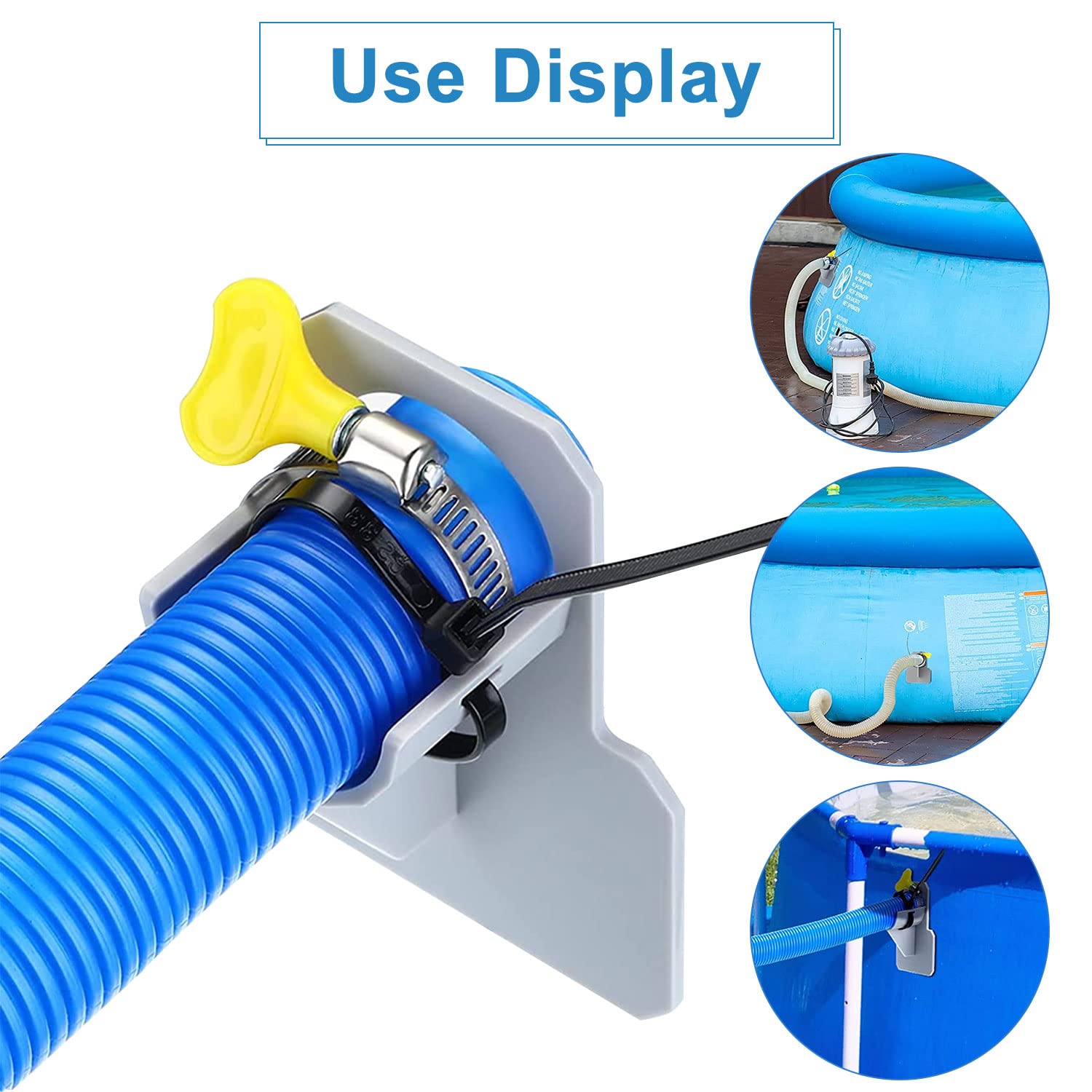 Swimming Pool Accessories 4-Pack Swimming Pool Pipe Holders - Prevents ...