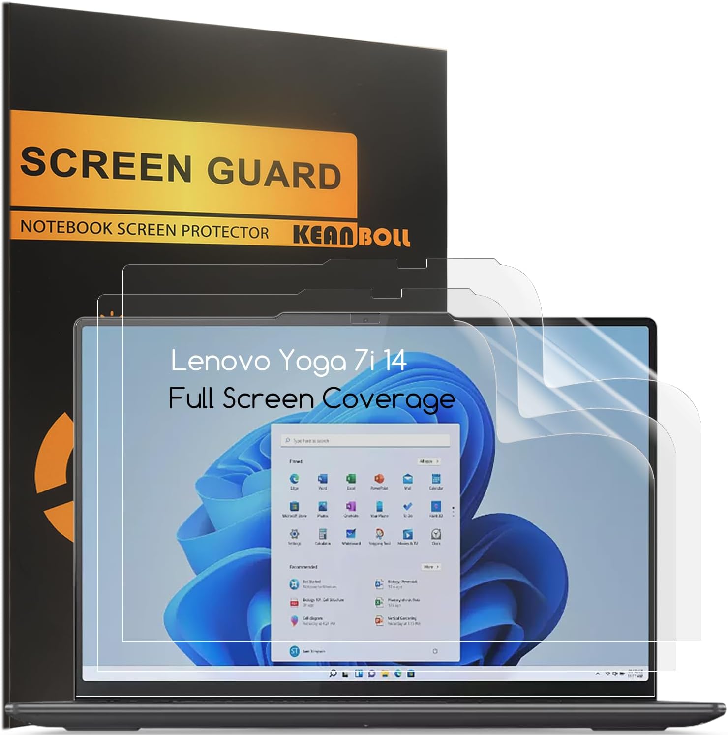 Amazon.com: KEANBOLL 3-Pack Anti Glare Screen Protector for Lenovo Yoga ...