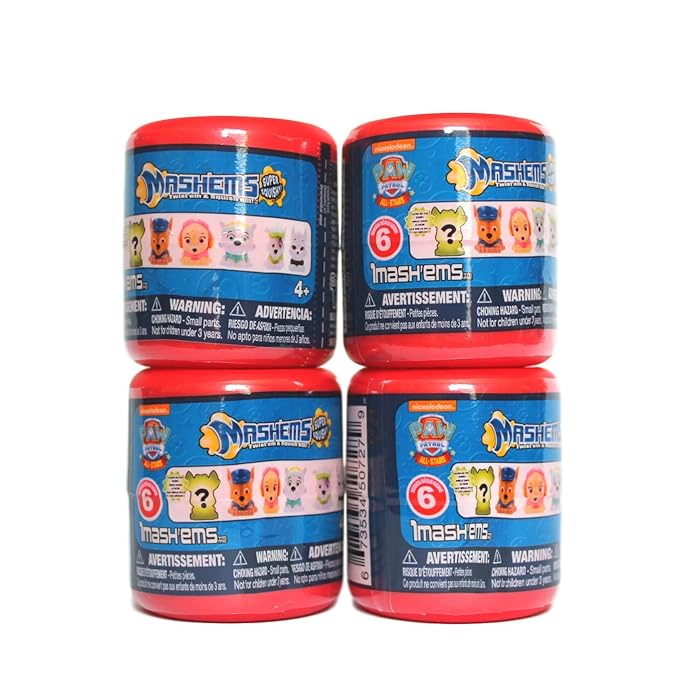 Buy Paw-Patrol Mash'ems 4-Pack Series 6 All-Stars Mashems Mystery ...