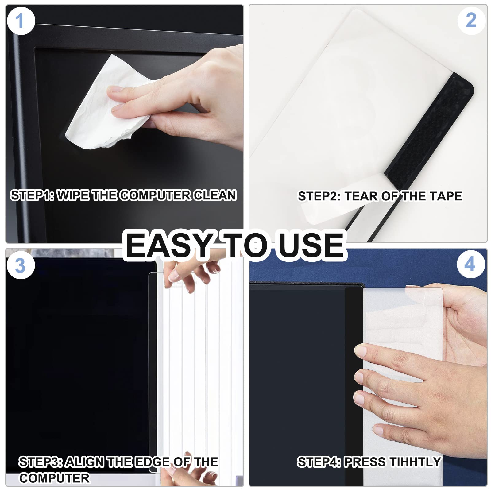 Snapklik.com : 2Pcs Monitor Memo Board, Multifunction Monitor Sticky ...