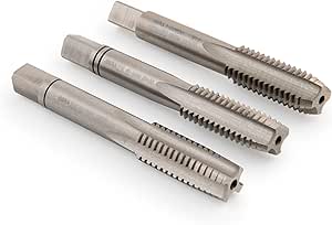 Set di 3 maschi professionali M12 HSSG per filettature : Amazon.it: Fai da te