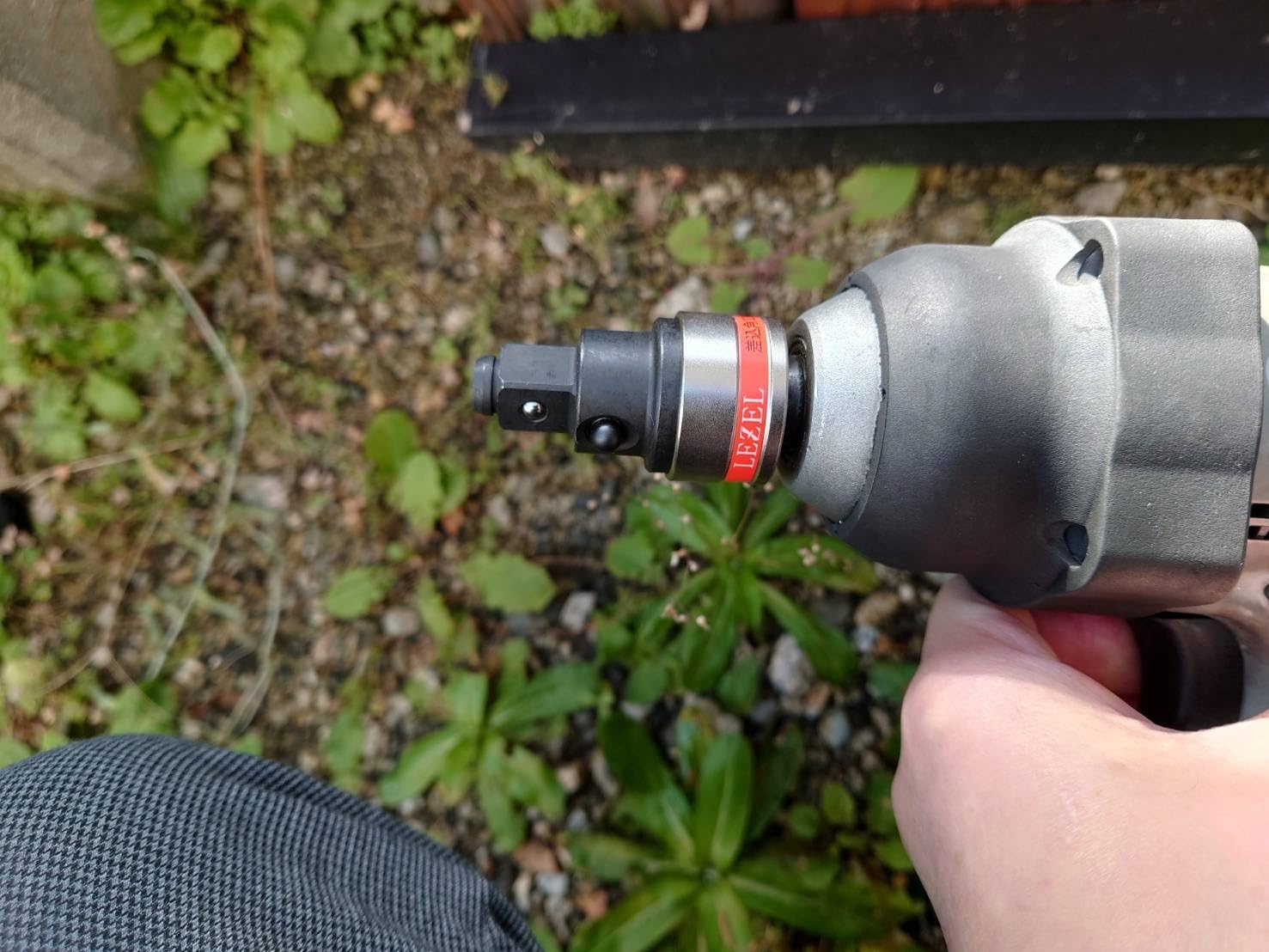 Amazon.co.jp: LEZEL[レゼル]ラクラク ソケット変換アダプター 差込角 12.7mm 変換 12.7mm ピン不要 ワンタッチ着脱 瞬間取り付け インパクトレンチ用 ソケット ...