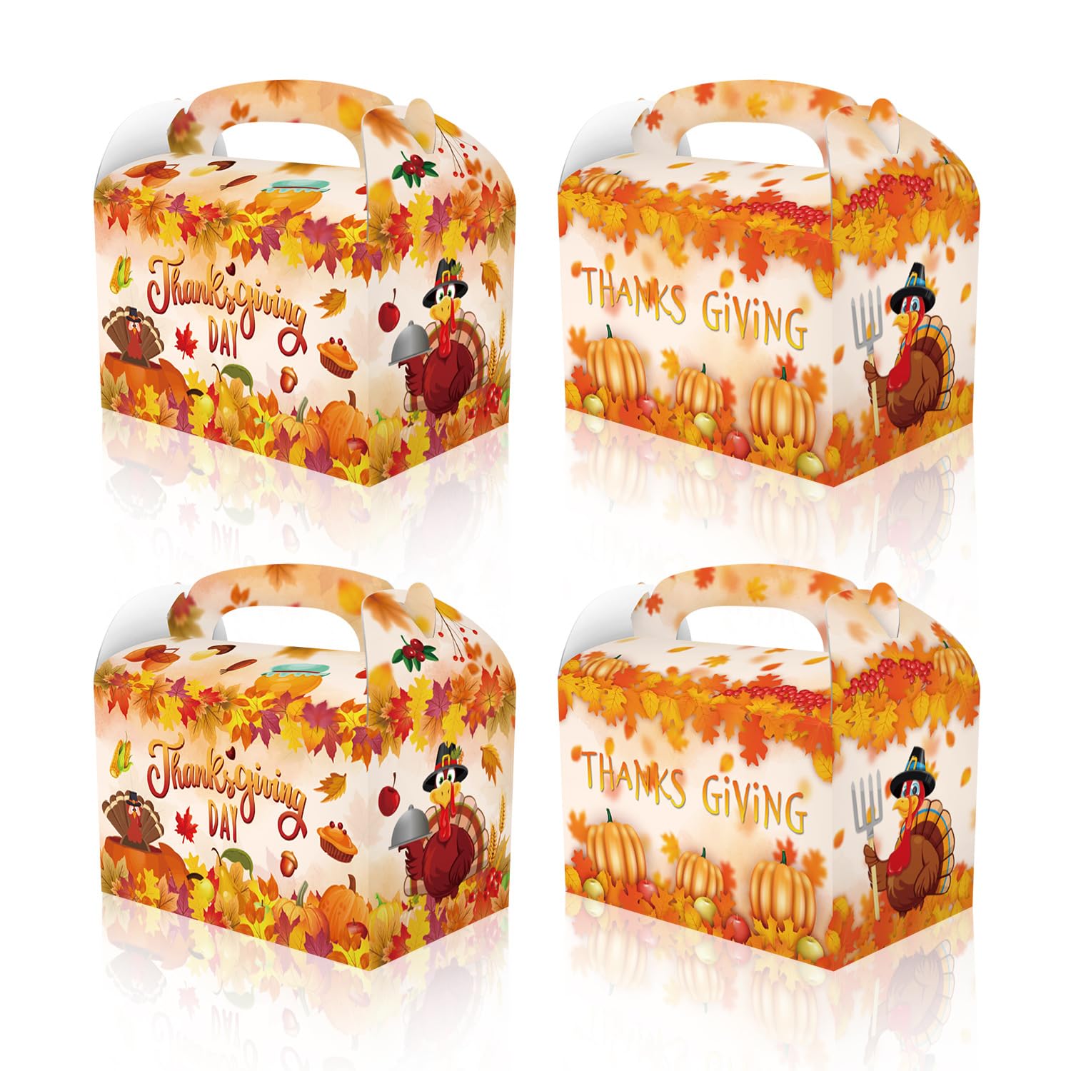 Amazon.com: CPTBAG 12 Pack Thanksgiving Party Favors Boxes Turkey ...