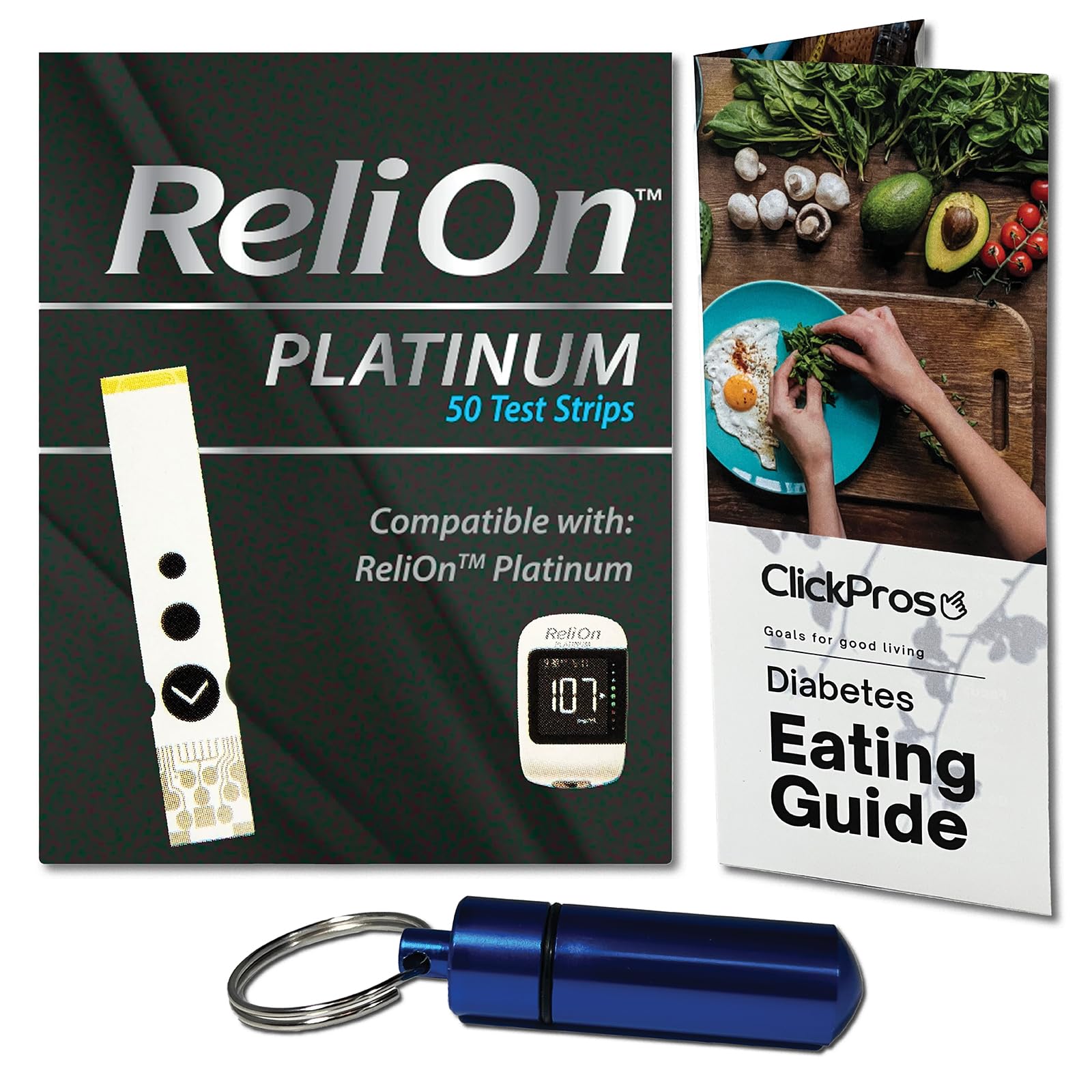 Snapklik.com : ReliOn Reli On Platinum Blood Glucose Test Strips, 50 Ct ...