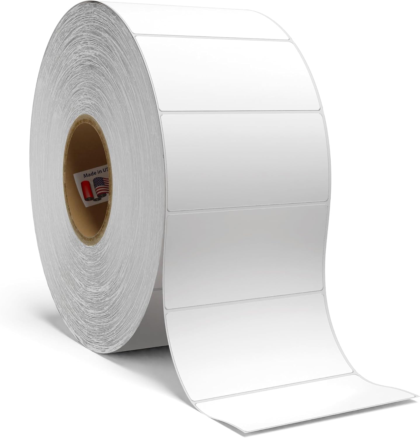 Amazon.com : 4" X 2" Direct Thermal Perforated Stickers Labels for ...