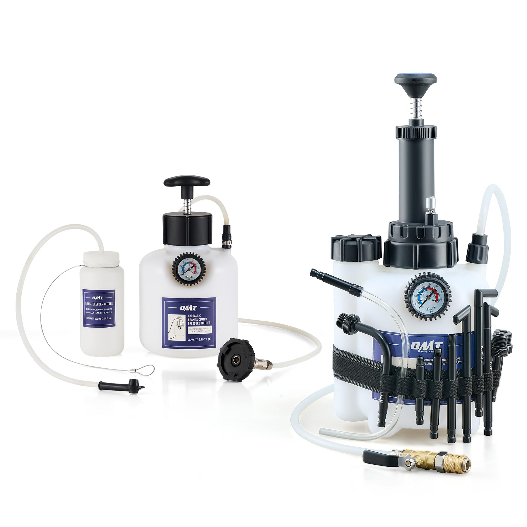 Amazon.com: Orion Motor Tech 2.5L Pressure Brake Bleeder Set with 49 ...