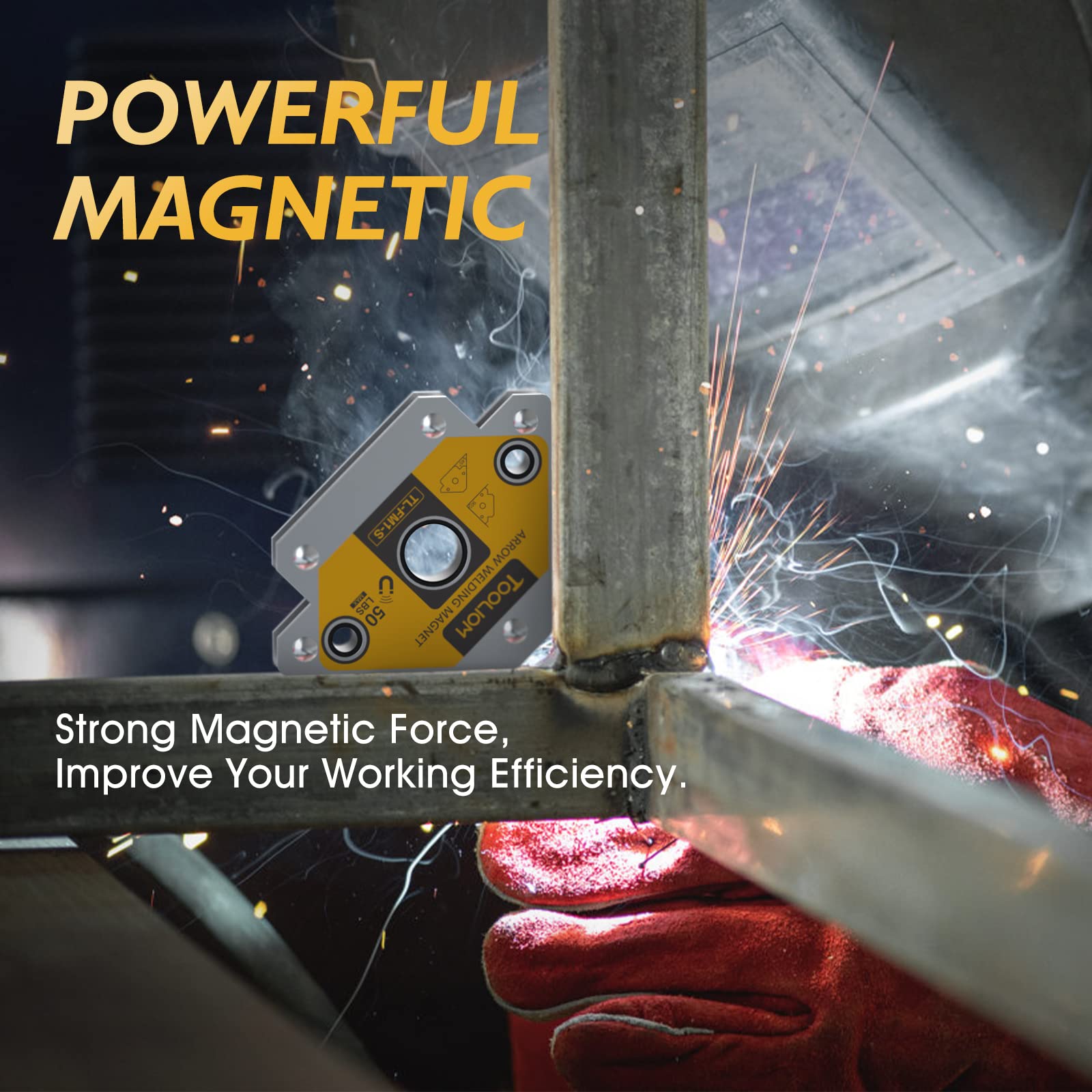 Snapklik.com : Arrow Welding Magnets 4pcs 50 LB Strong Hold Magnetic ...