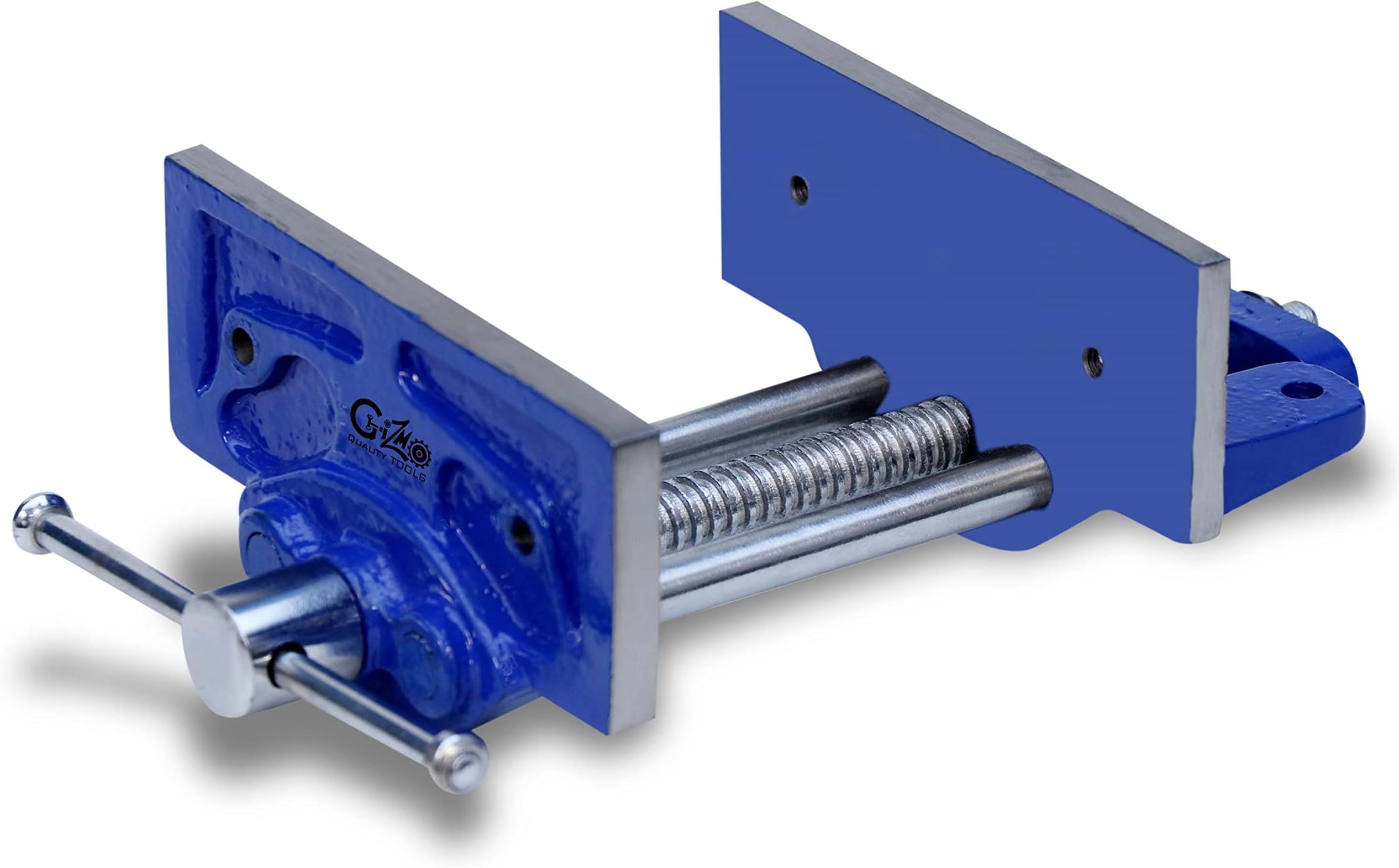 GIZMO Wood Working Vice | 150 mm Jaw Width Blue, Cast Iron Vise, wood ...