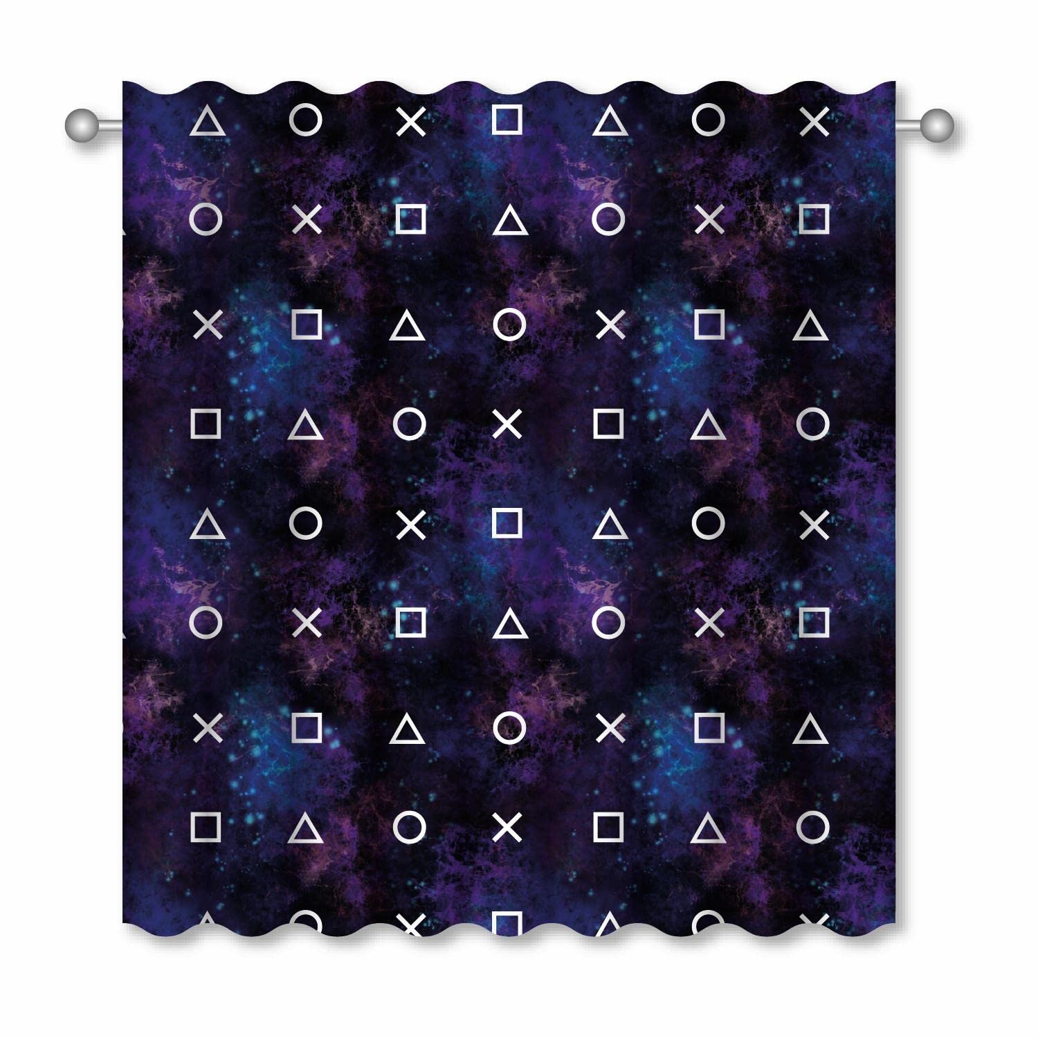 Playstation Nebula Curtains – Playstation Controller Icons Design – 66 ...
