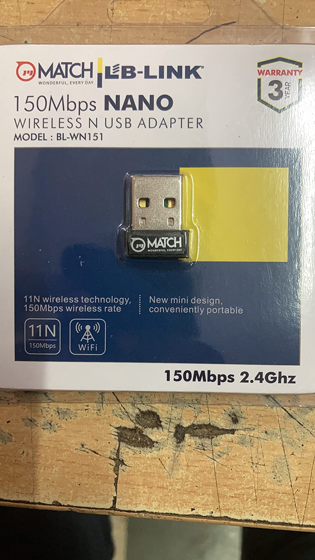 Match LB-Link USB Wi-Fi Adapter -150mbps Nano Wireless N USB Wi-Fi ...