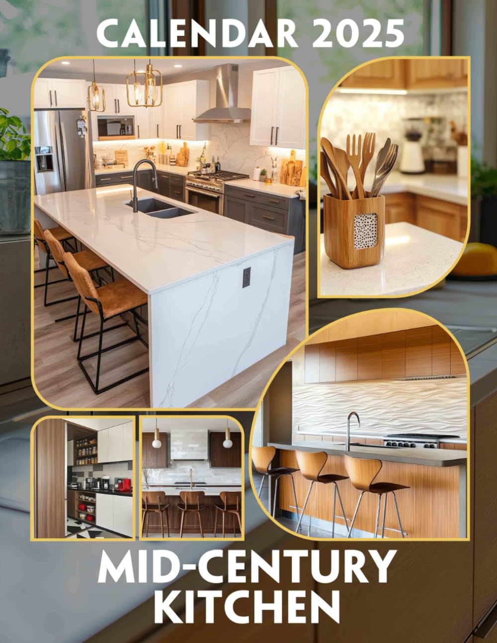Mid-Century Kitchen Calendar 2025: A Year of Retro Kitchen Inspiration ...