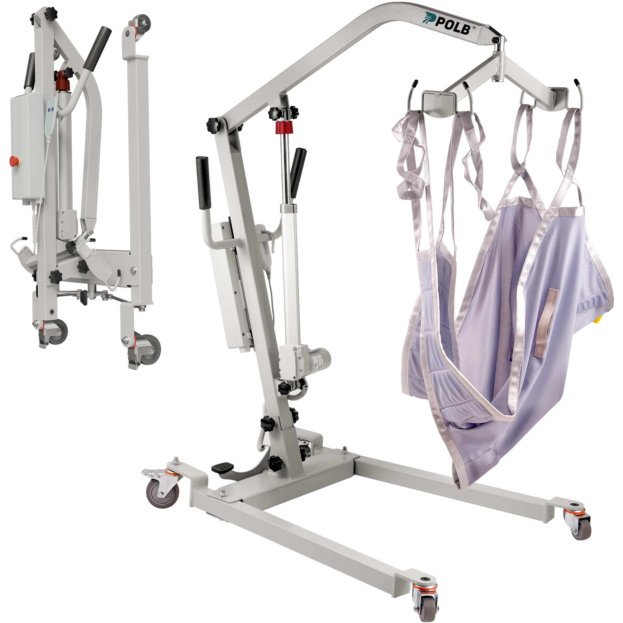 Amazon.com: PPOLB Electric Foldable Patient Lift, Full Body Foldable ...