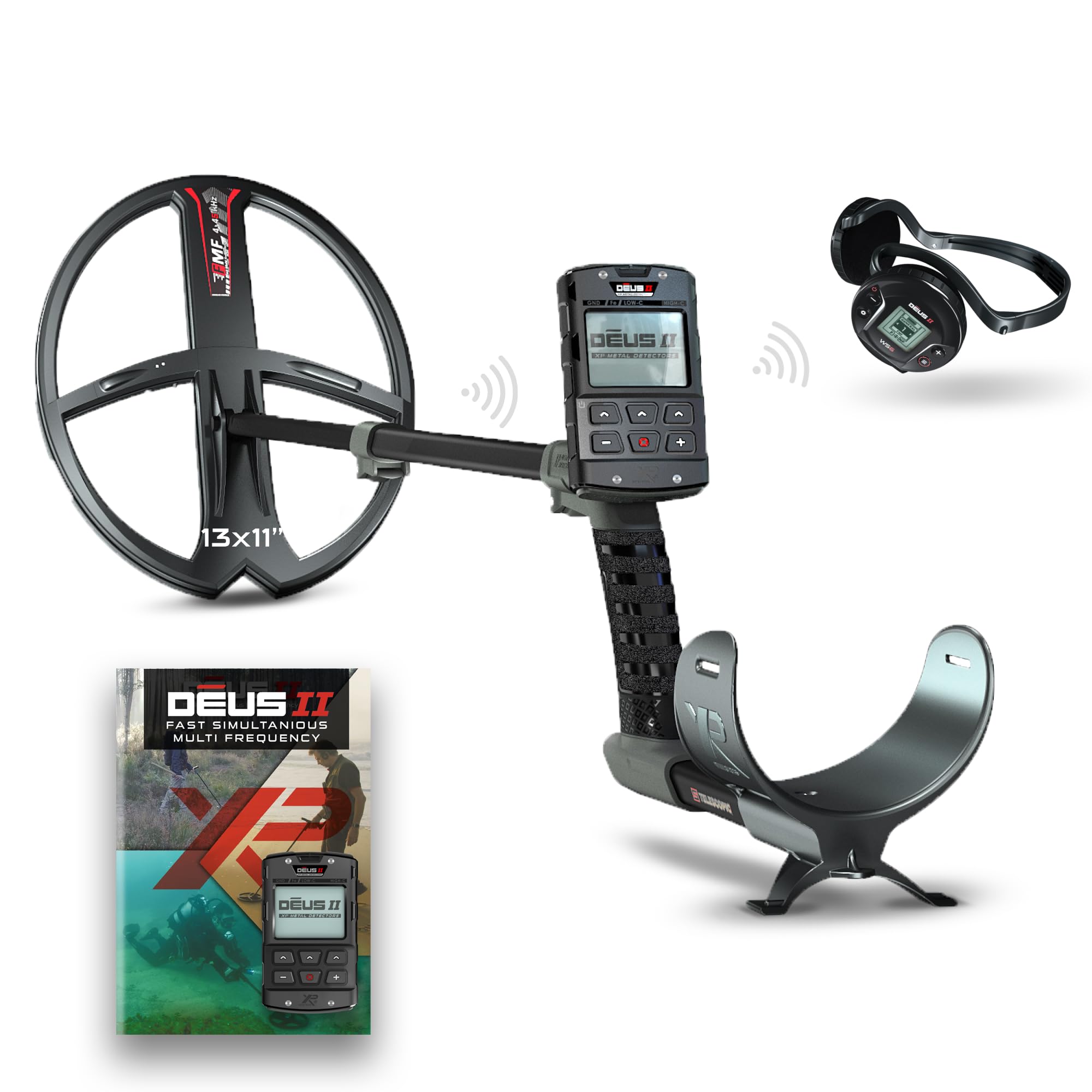 Amazon.com : XP Metal Detectors Deus II - 13x11 FMF Coil (34x28cm) with ...