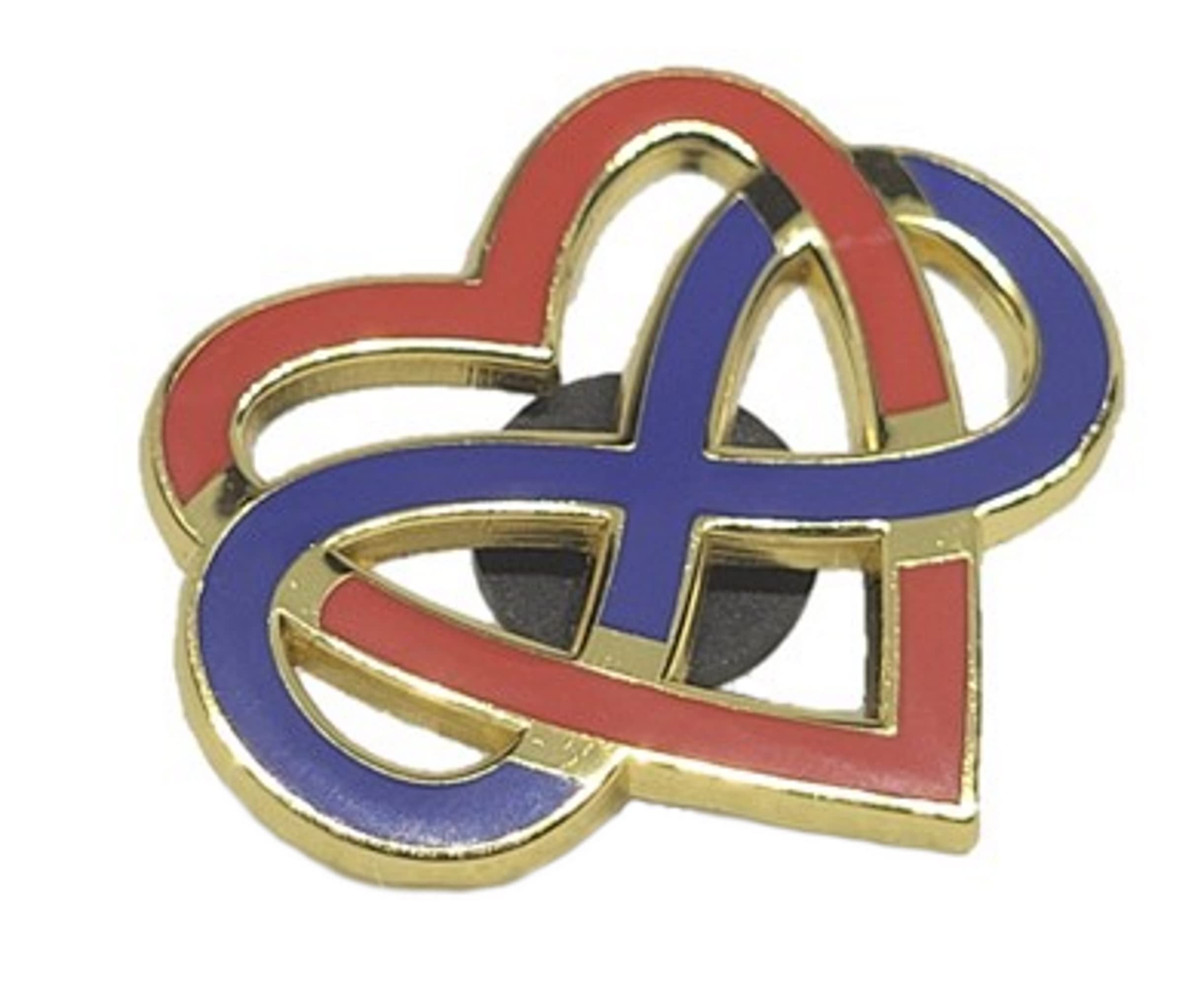 Amazon.com: Polyamory Infinity Heart Enamel Pin | Infinite Love Celtic ...