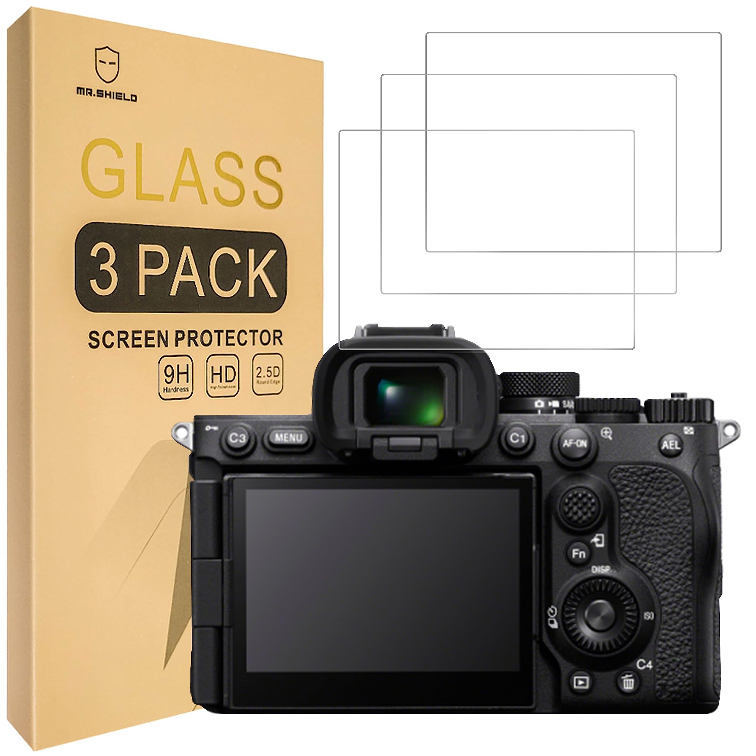 Amazon.com: Mr.Shield [3-Pack] Screen Protector For Sony Alpha A7R V ...
