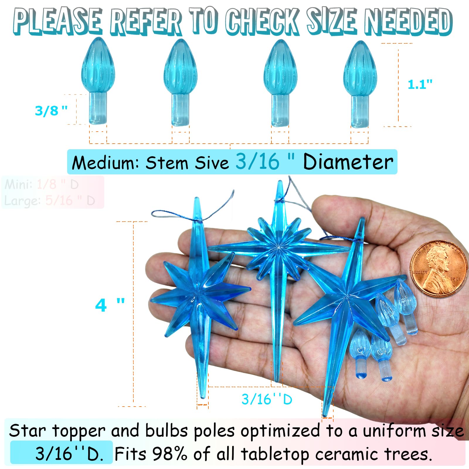 Aqua Blue Pegs