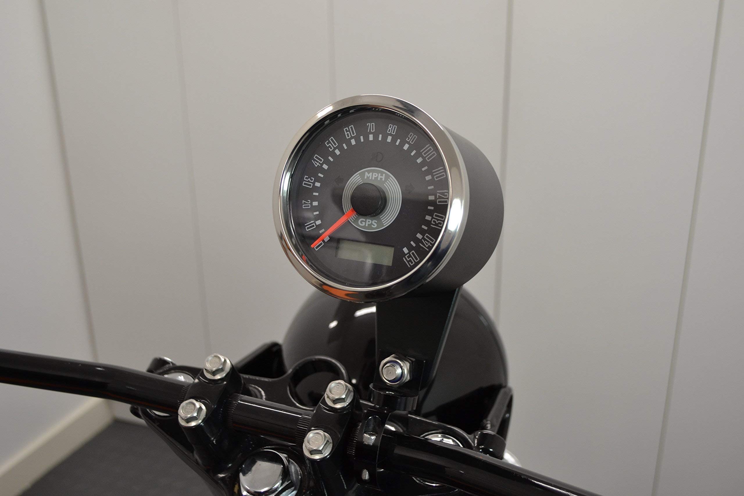 MPH Motorbike GPS Speedometer Smiths Style Cafe Racer Retro Custom ...