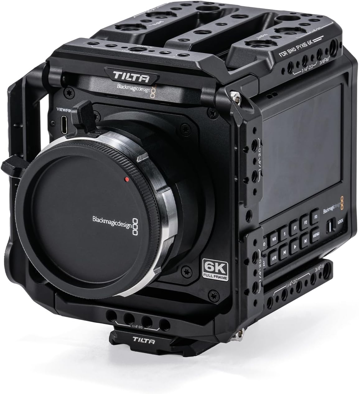 Amazon.com : Tilta Camera Cage Compatible with Blackmagic Pyxis 6K ...
