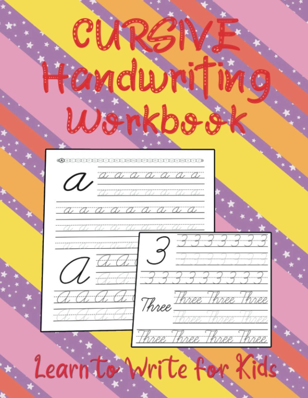 Buy Learn Cursive Handwriting Workbook For Kids: How to Write Cursive A - Z Uppercase and ...
