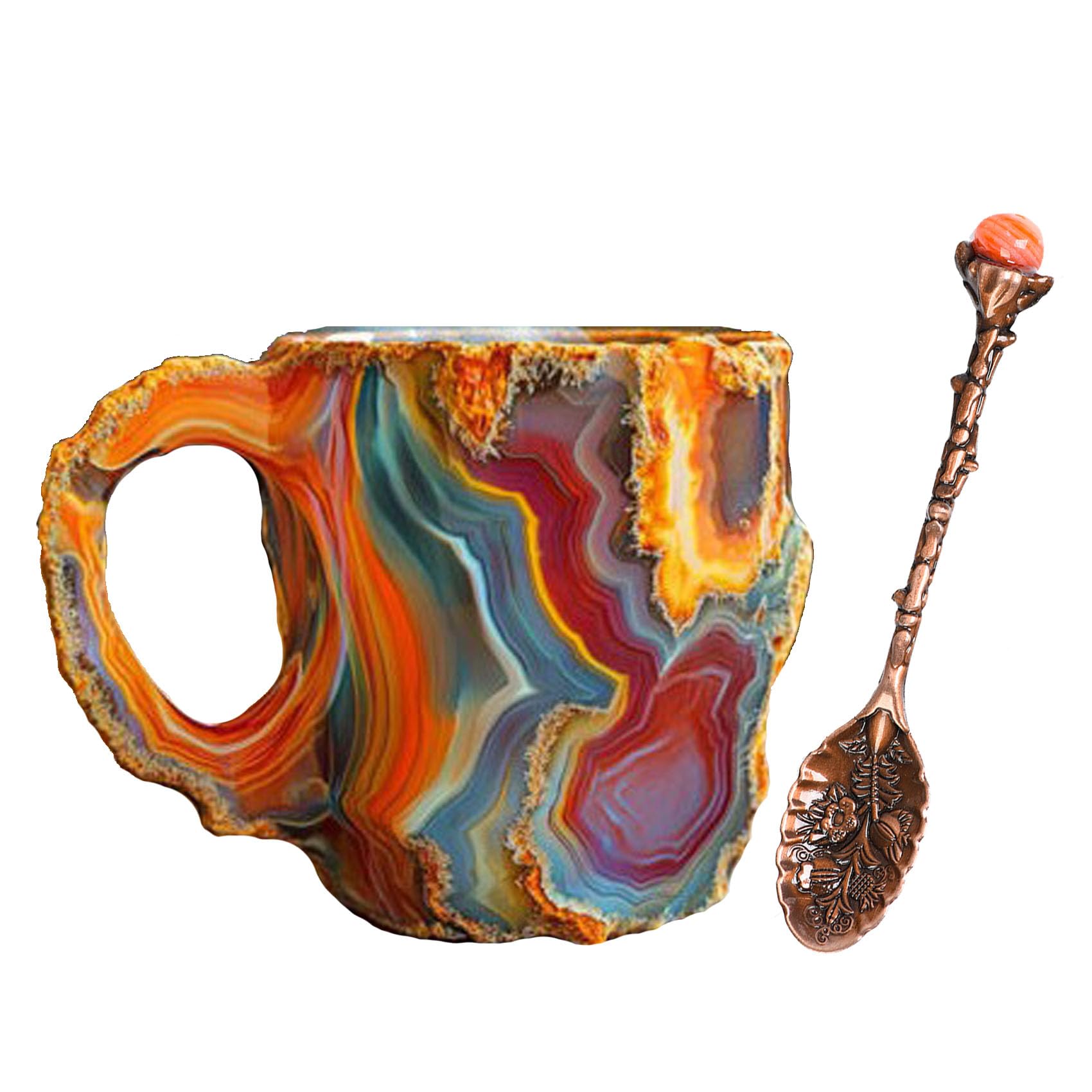 2025 New Mineral Crystal Coffee Mugs,Crystal Coffee Mugs,Mineral Coffee ...