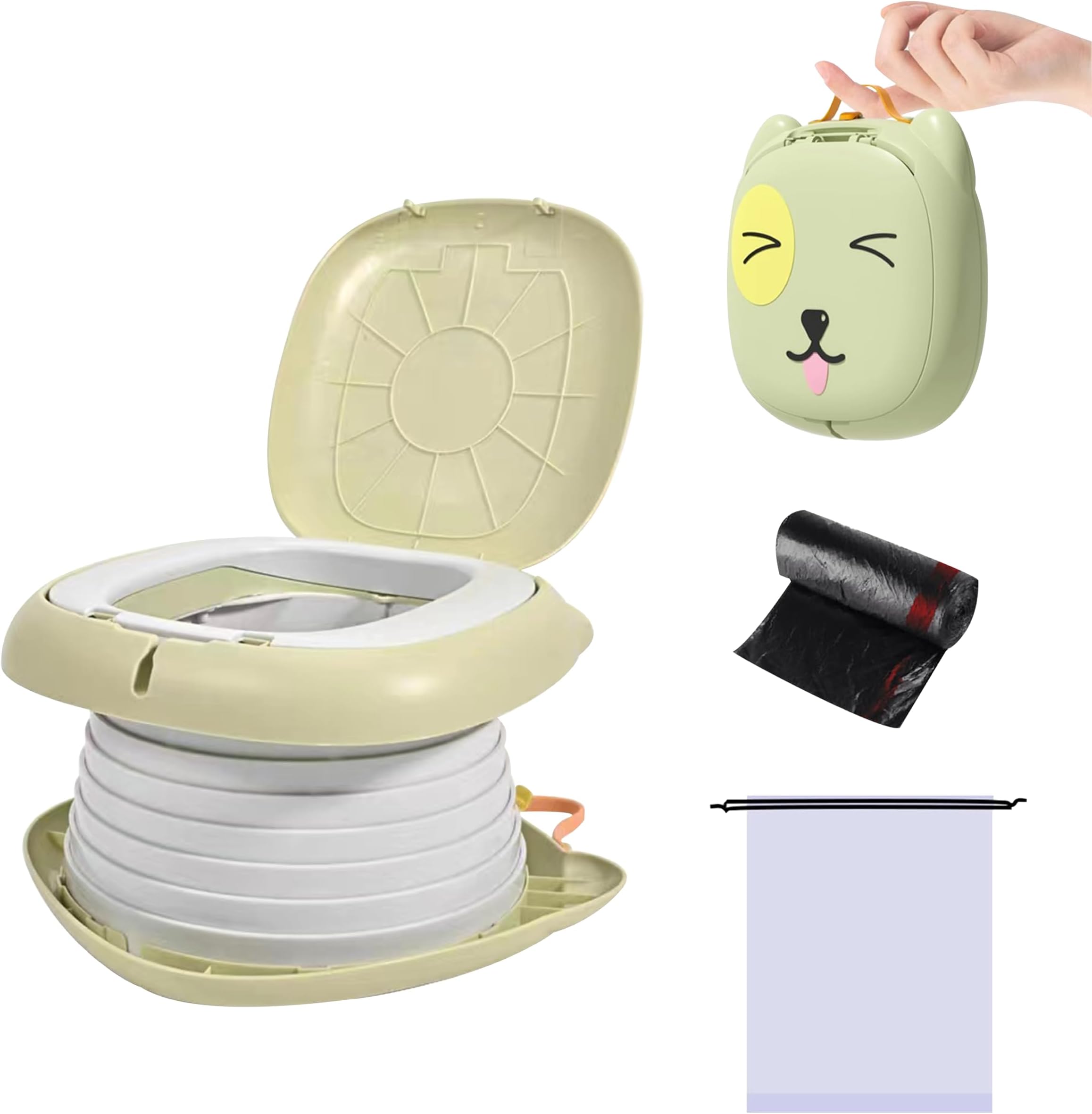 Amazon.com : Foldable Toilet|Portable Potty for Toddler Travel|Travel ...