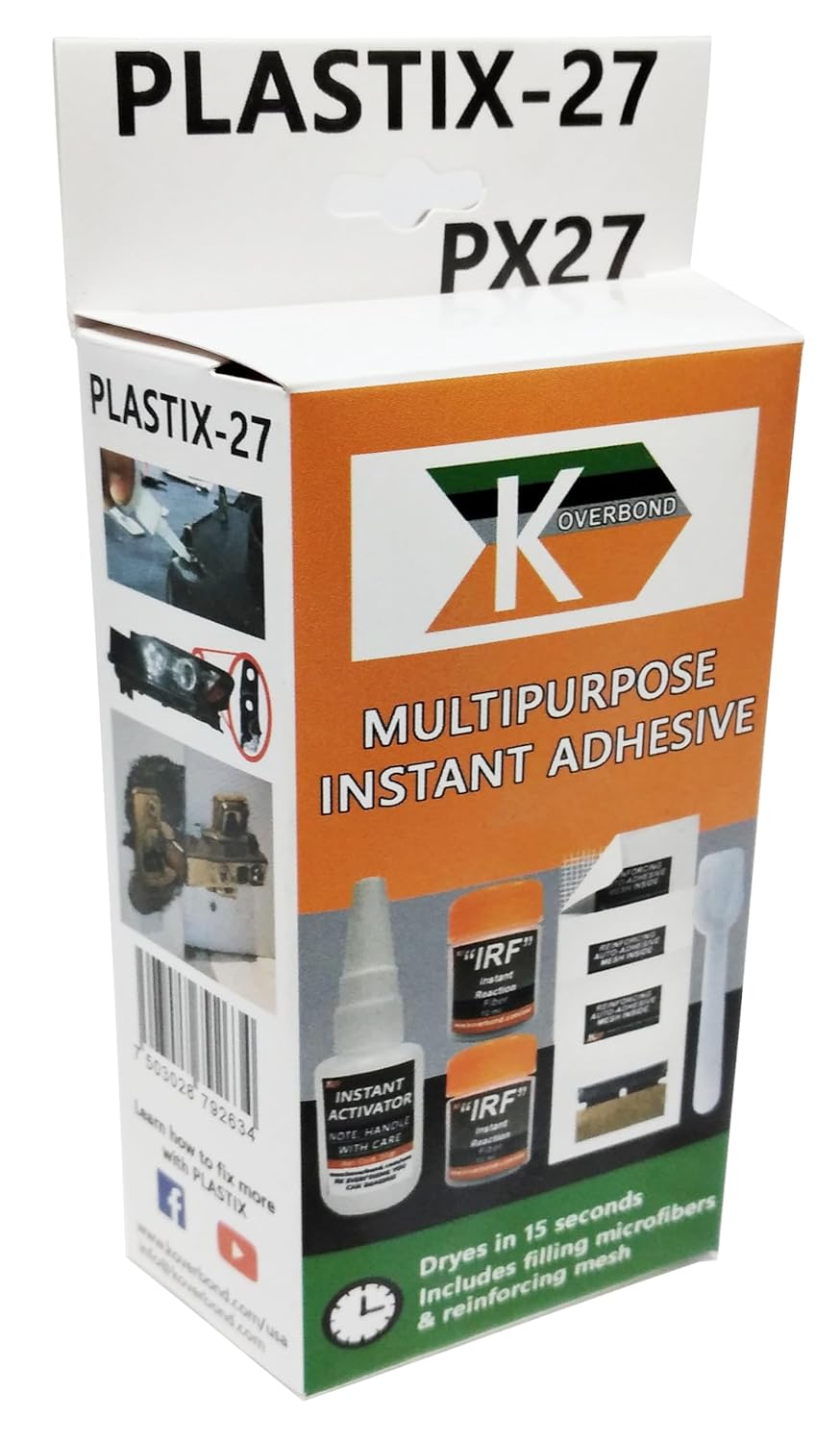 Amazon.com: PLASTIX-27 Quick Repair Kit : Automotive