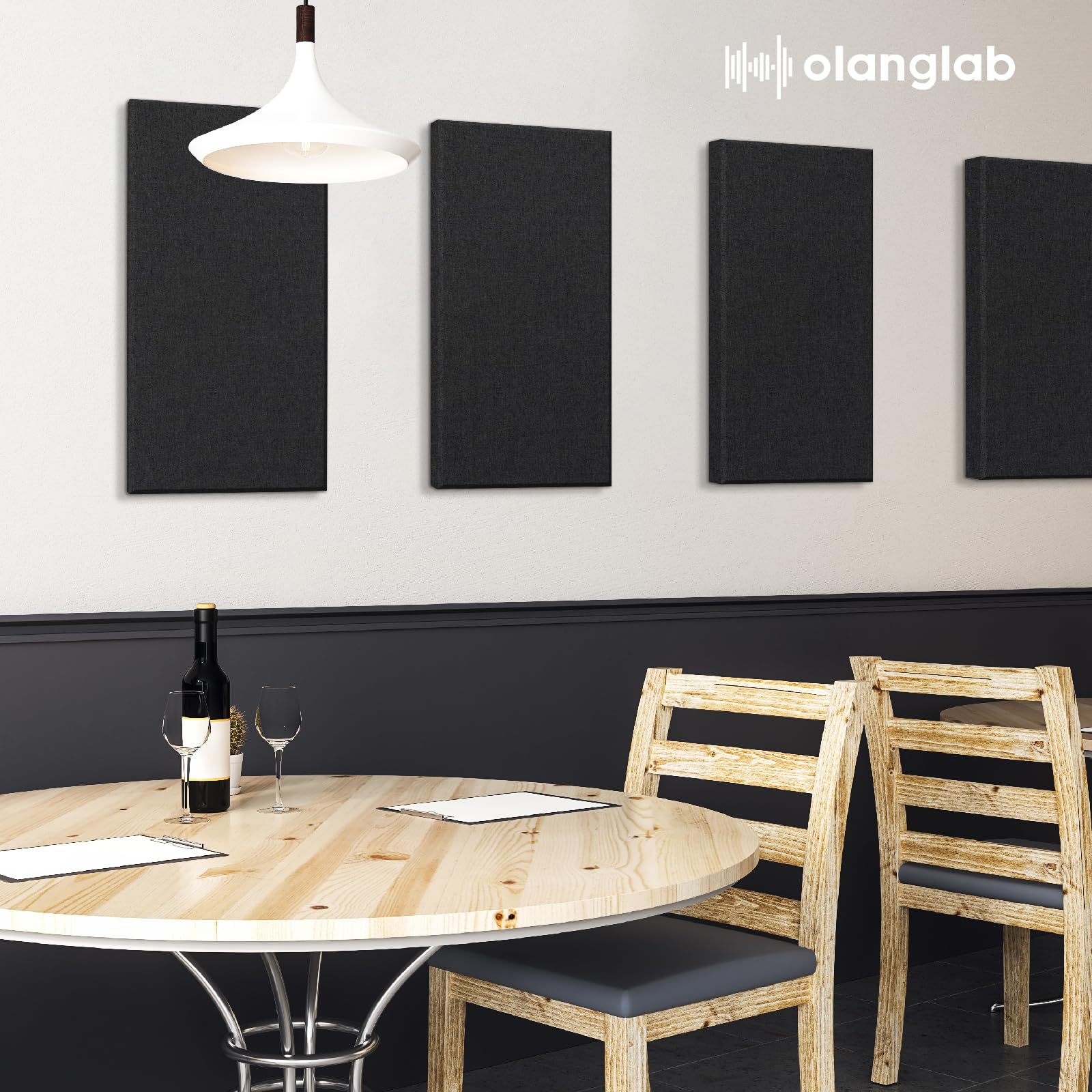 Snapklik.com : Olanglab Acoustic Wall Panels Sound Absorbing 4 Pack ...