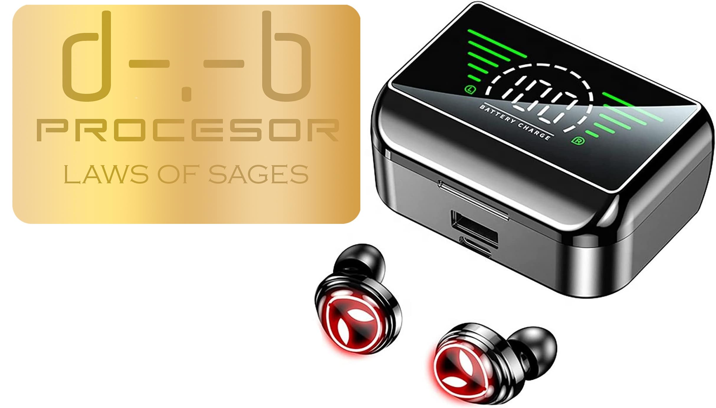 Amazon.com: d-.-b PROCESOR Wireless in-Ear Earphones - Bluetooth 5.2 ...