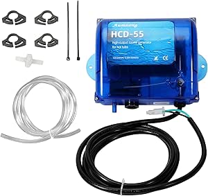 Amazon.com: Aumzong HCD-55 High Output Ozone Generator,Spa Ozonator Kit Compatible with Hot Tubs ...