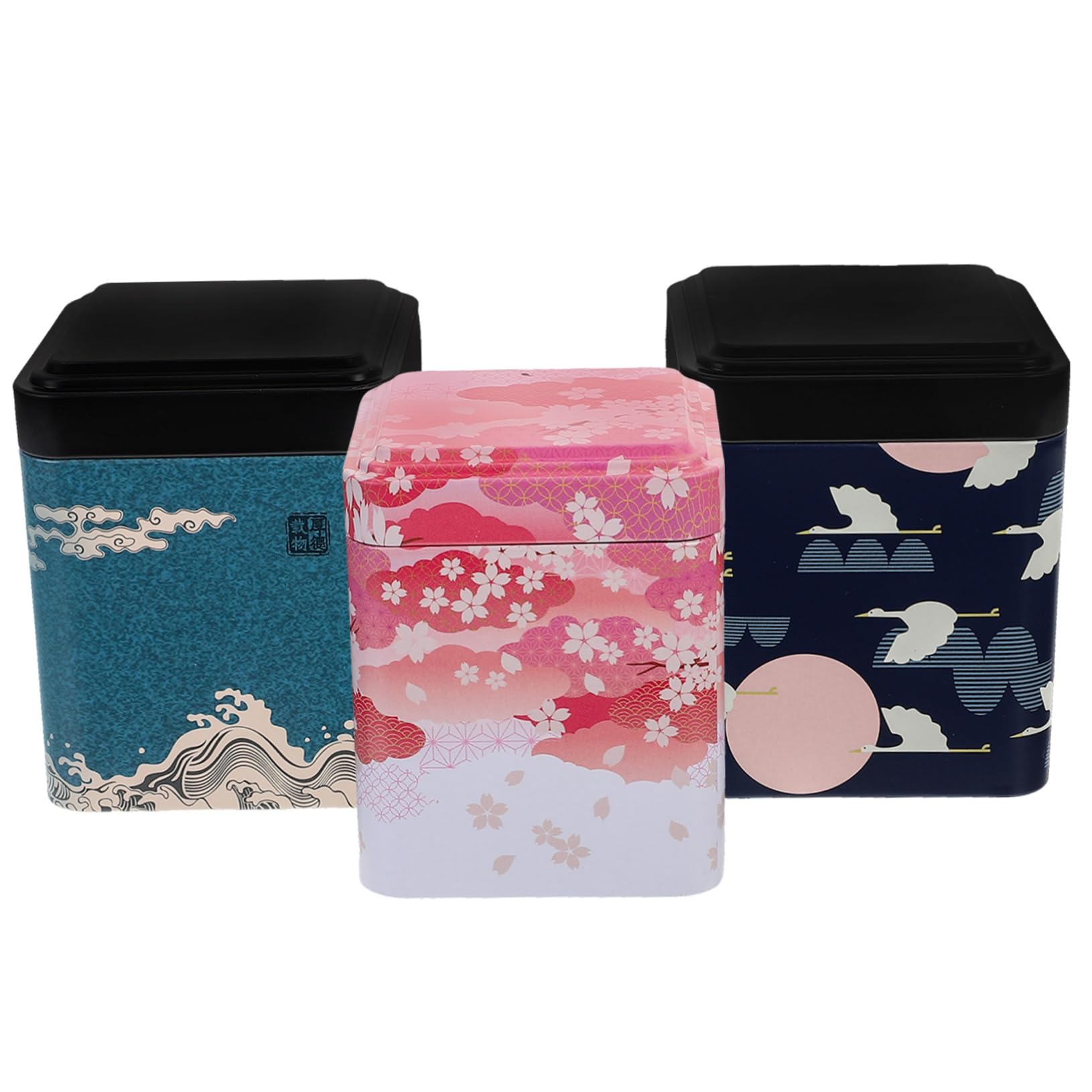 SHOWERORO 3pcs Tea Pot Tea Loose Leaf Multifunctional Storage Box ...