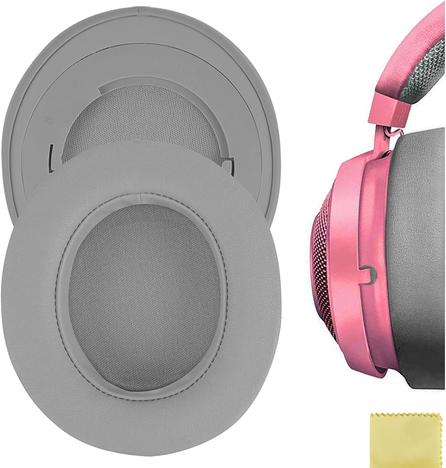 Amazon.com: Geekria Comfort Mesh Fabric Replacement Ear Pads for Razer ...