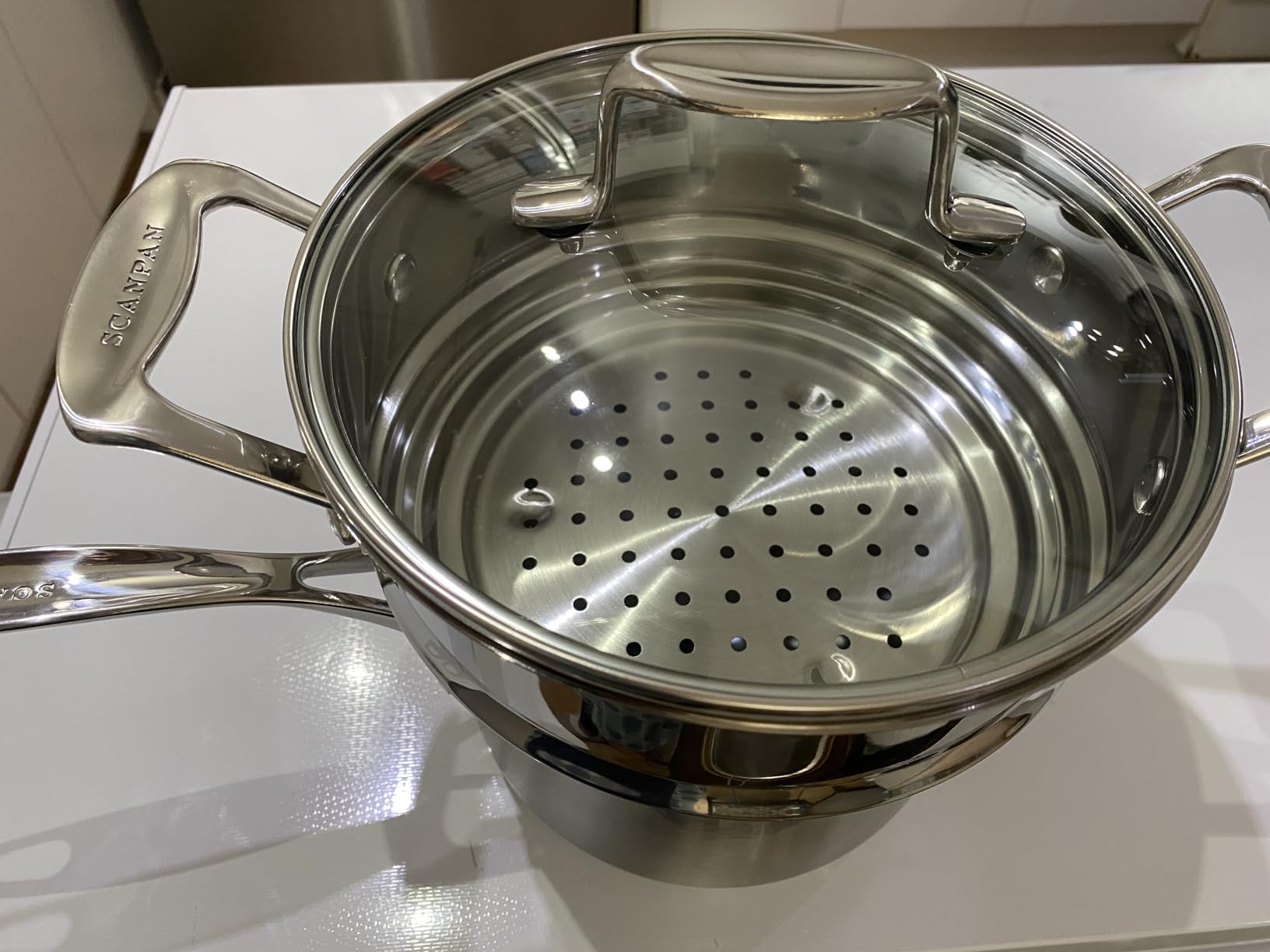 Scanpan Impact Multi Steamer Insert with Lid 16/18/20 cm : Amazon.com ...