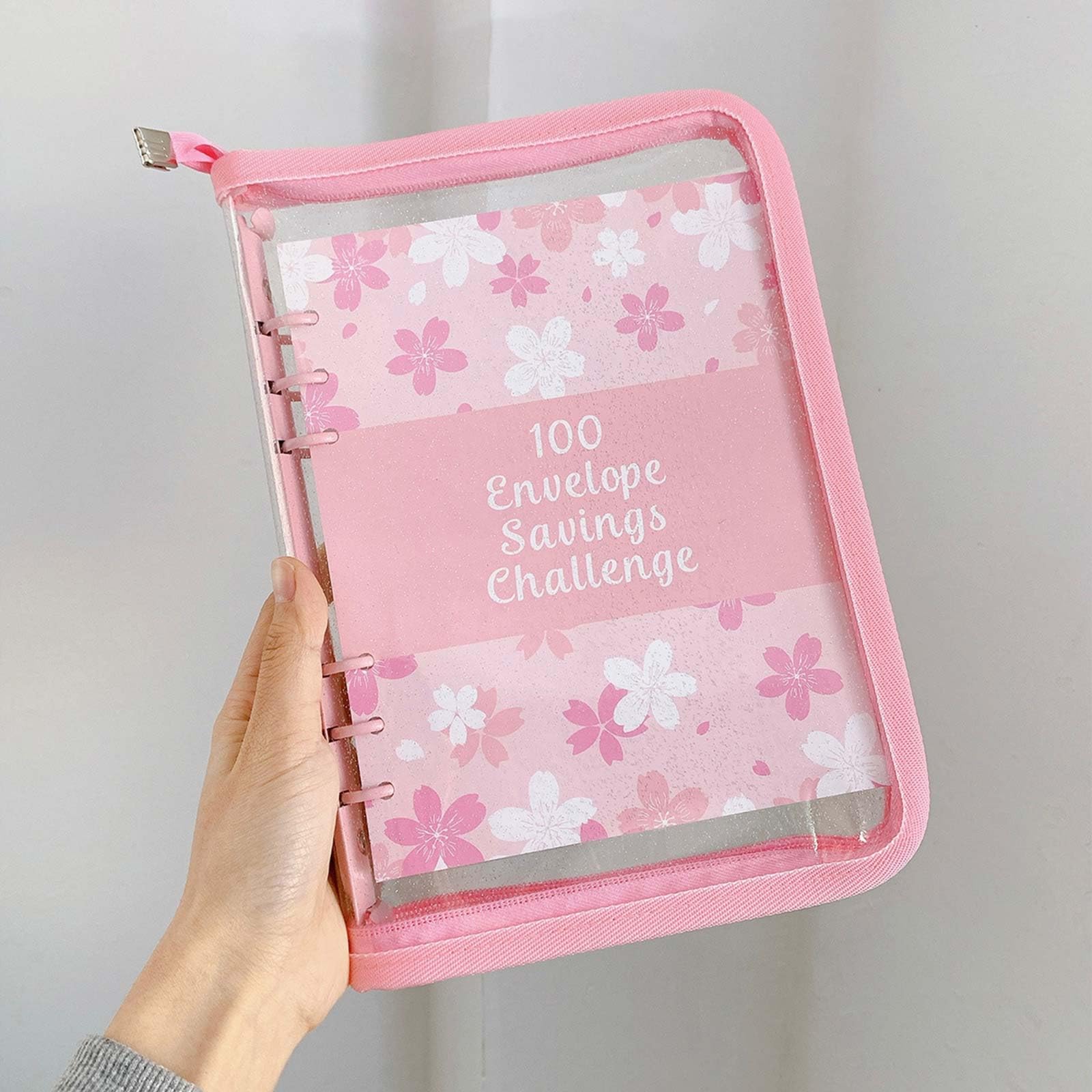 Amazon.com: 100 Envelope Challenge Binder, with Security Zipper Pouch ...