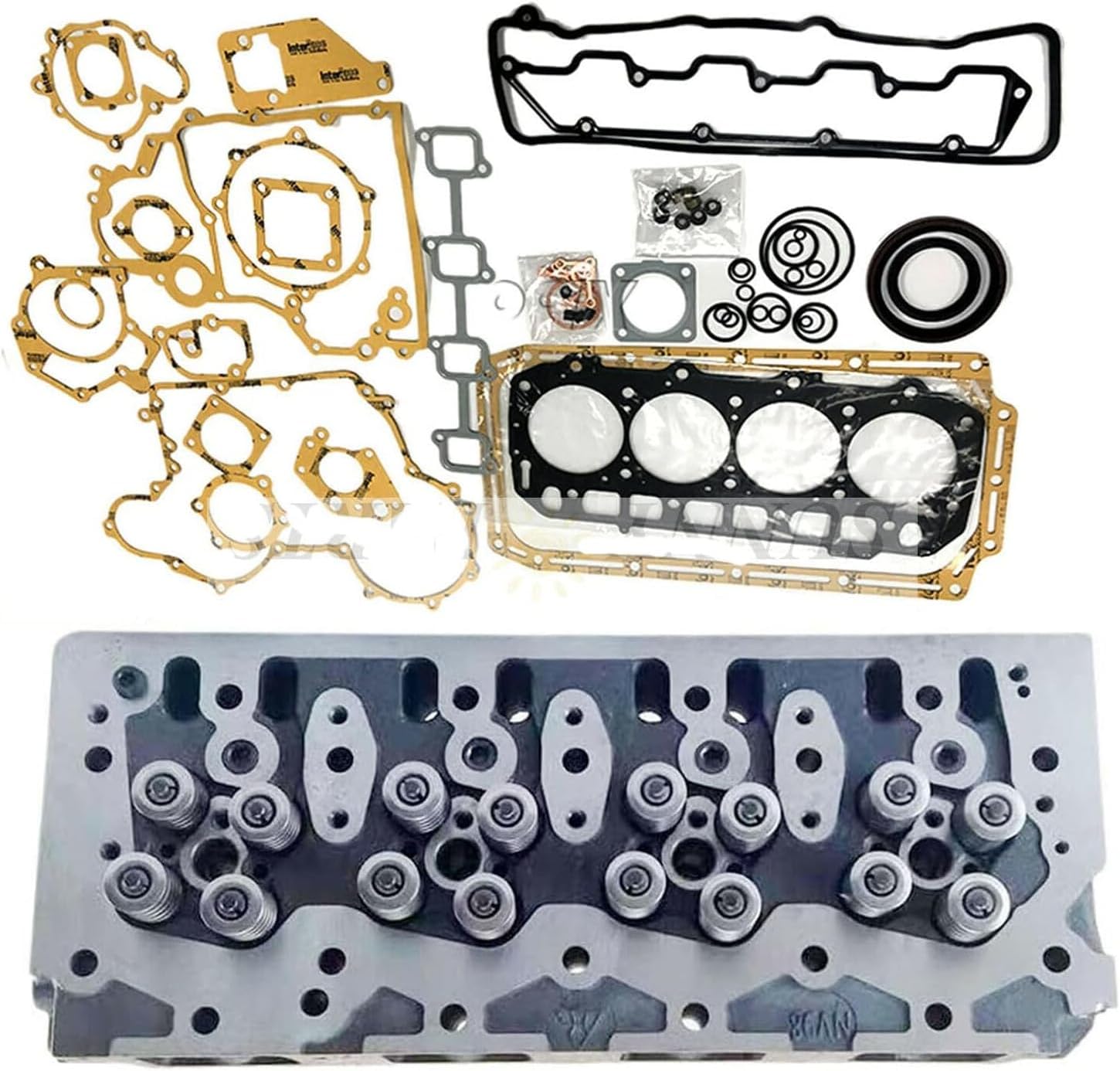 Amazon.com: 4TNV98 Complete Cylinder Head Assy & Full Gasket Set For ...