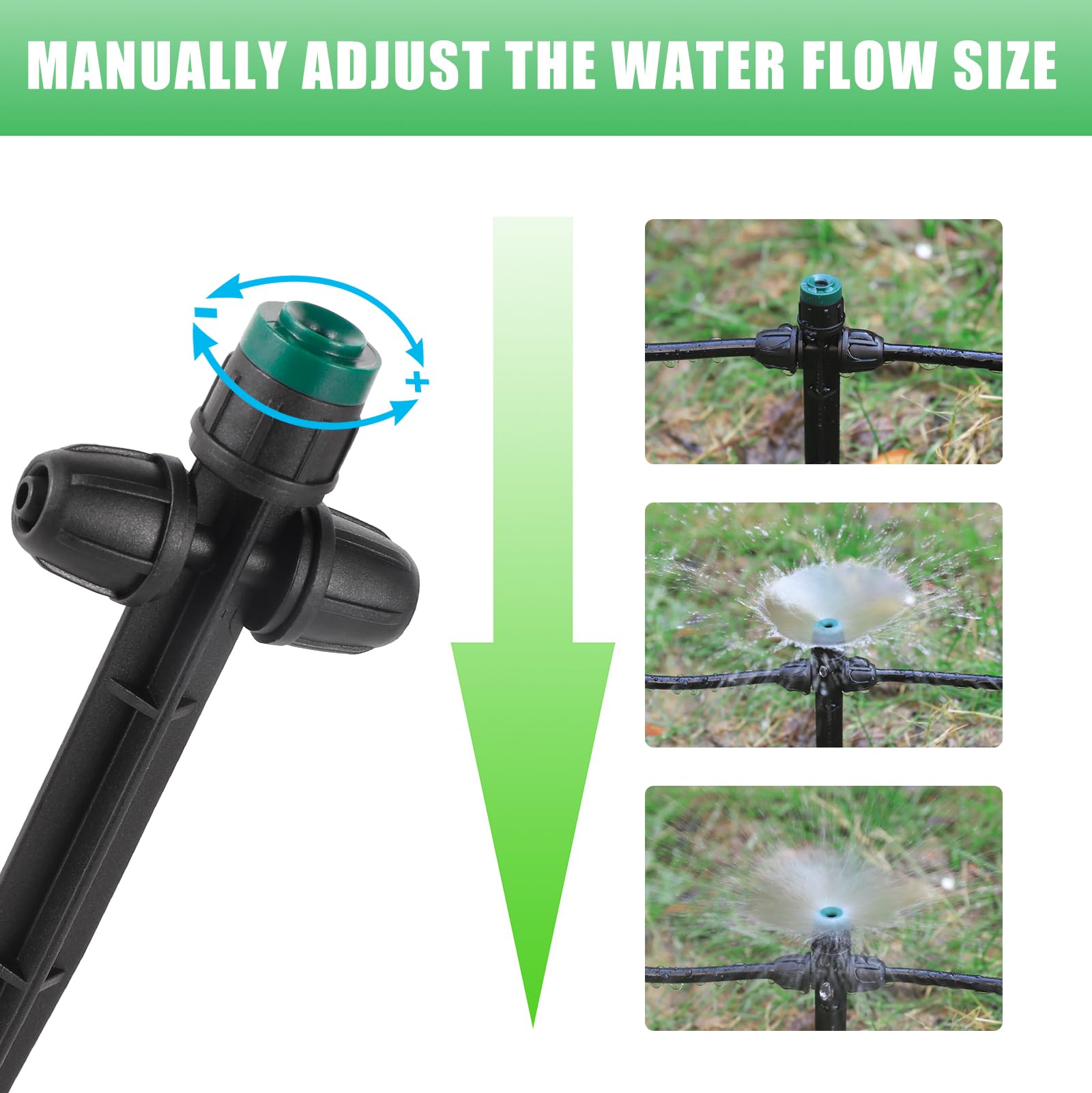 Snapklik.com : Drip Irrigation Emitters Sprayers For 1/4" Tubing ...