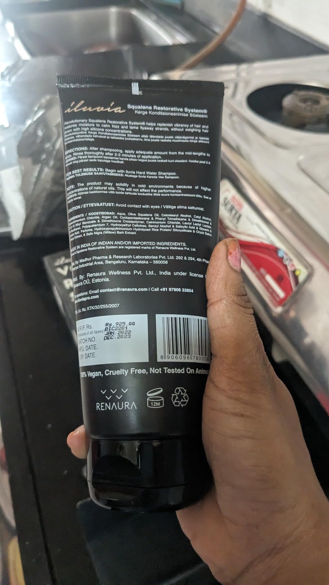 iluvia Professional Basic Haircare Combo - Cleansing Hard Water Shampoo ...