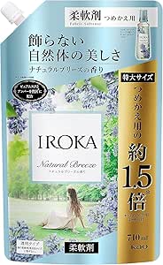 Amazon | 【大容量】 フレアフレグランス IROKA 液体 柔軟剤 香水のように上質で透明感あふれる香り ナチュラルブリーズの香り 710ml | ノーブランド品 | 液体柔軟剤